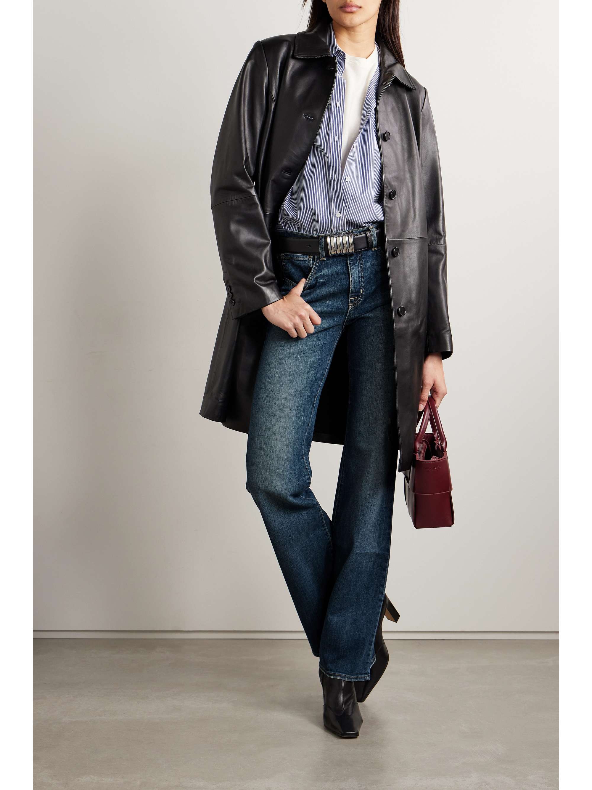 NILI LOTAN Celia high-rise straight-leg jeans | NET-A-PORTER