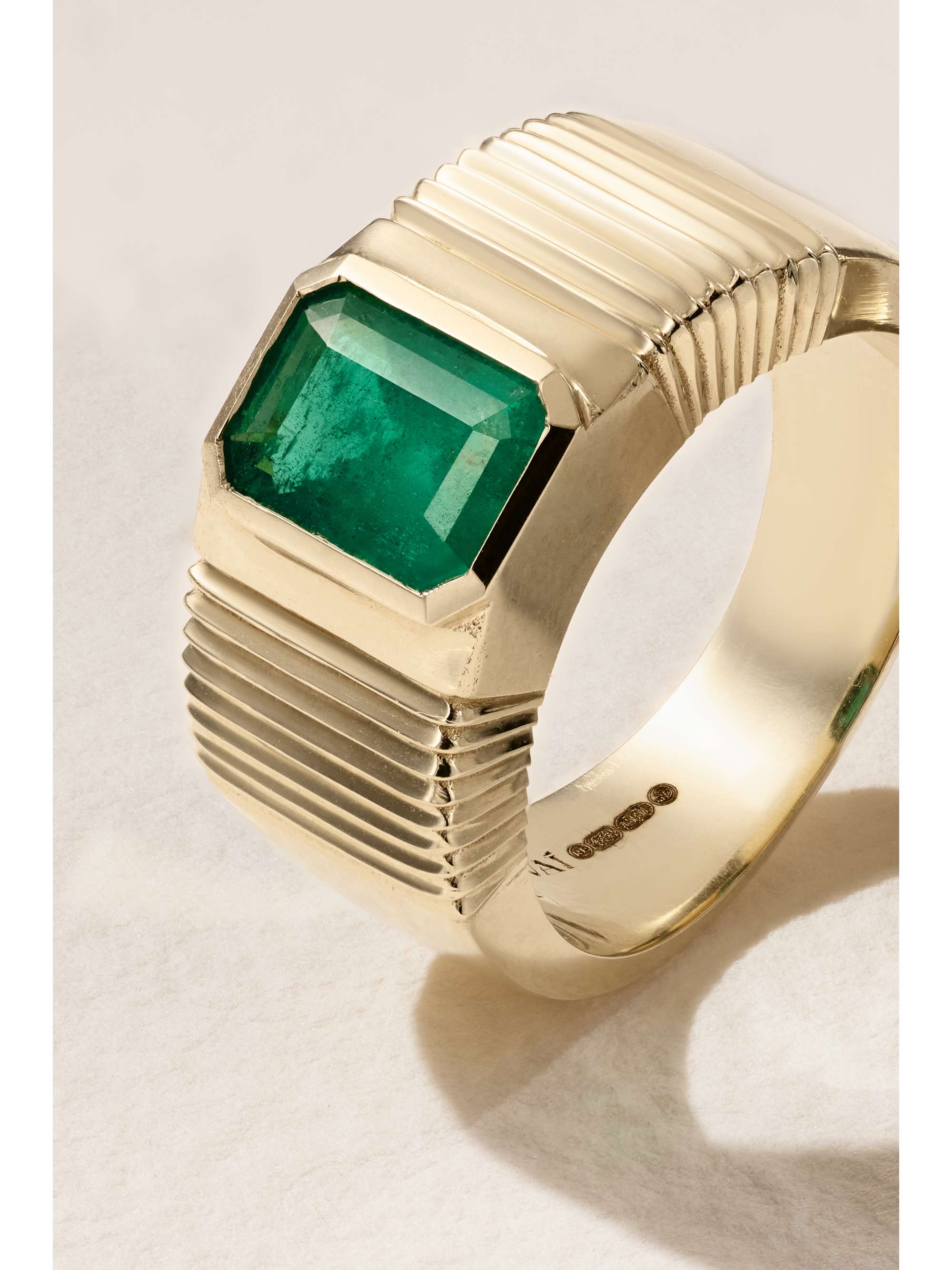 RETROUVAÍ 14-karat gold emerald ring | NET-A-PORTER