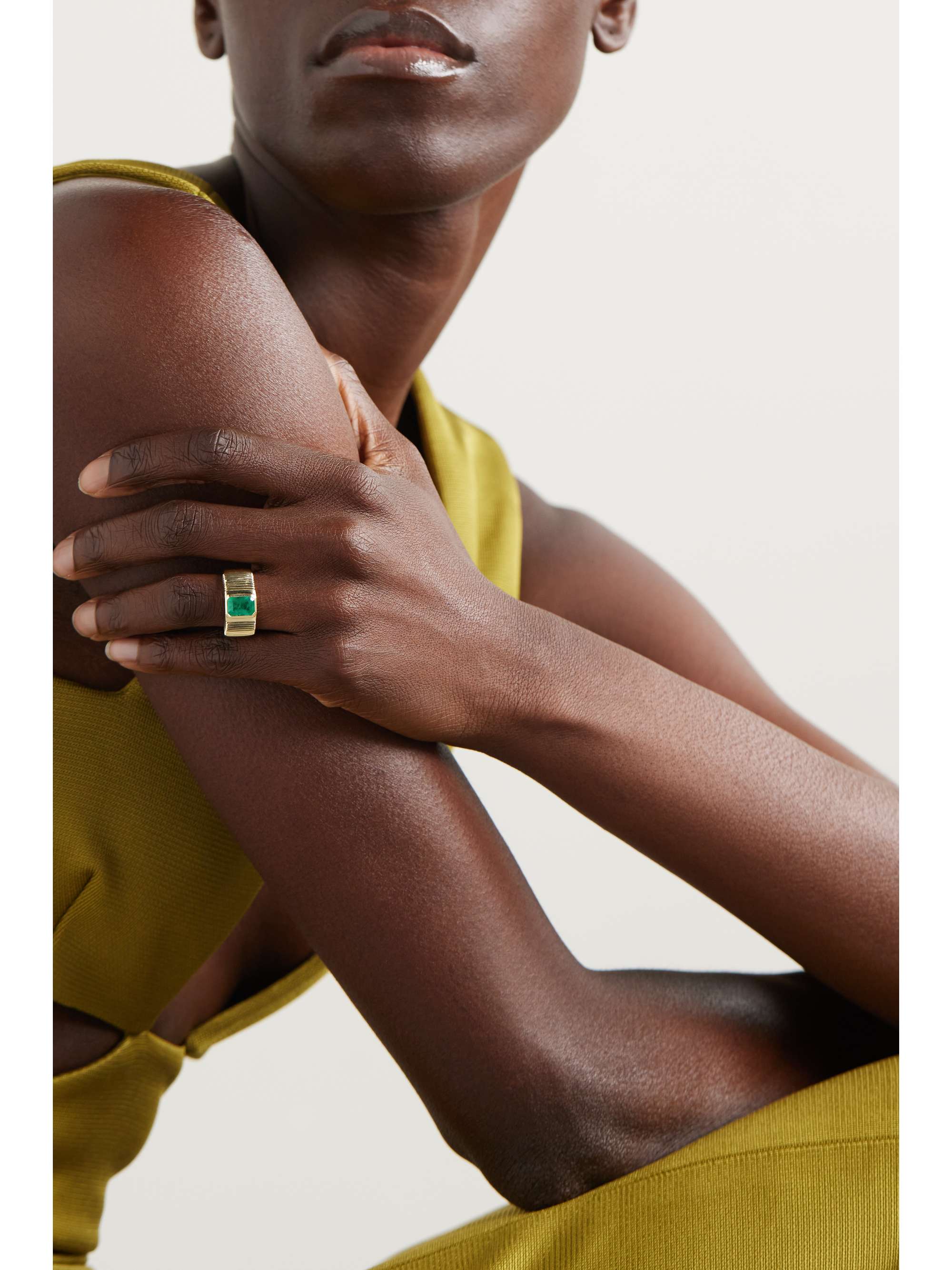 RETROUVAÍ 14-karat gold emerald ring | NET-A-PORTER