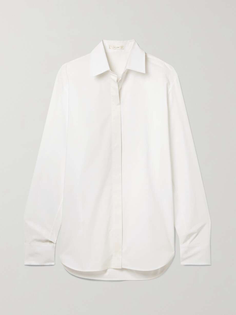 THE ROW Derica cotton-poplin shirt | NET-A-PORTER