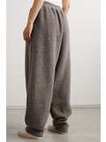 THE ROW Ednah brushed wool track pants | NET-A-PORTER