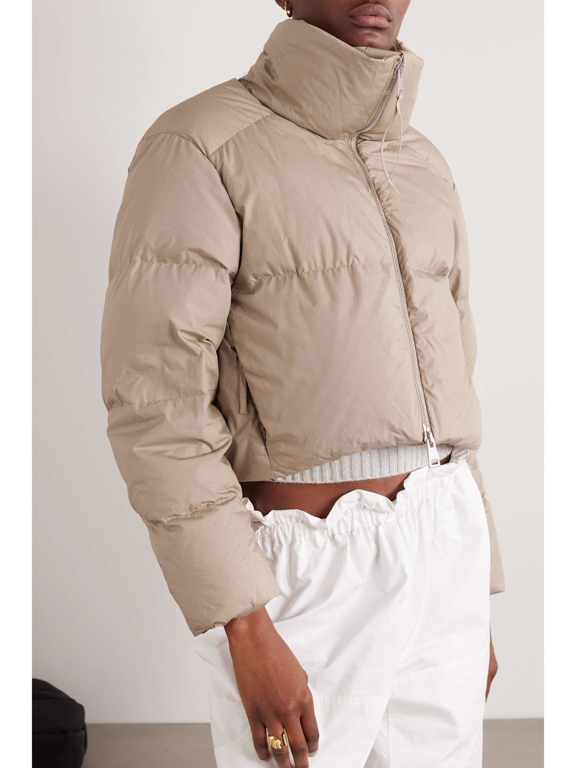 CANADA GOOSE Garnet quilted cotton-shell cropped down jacket | NET-A-PORTER