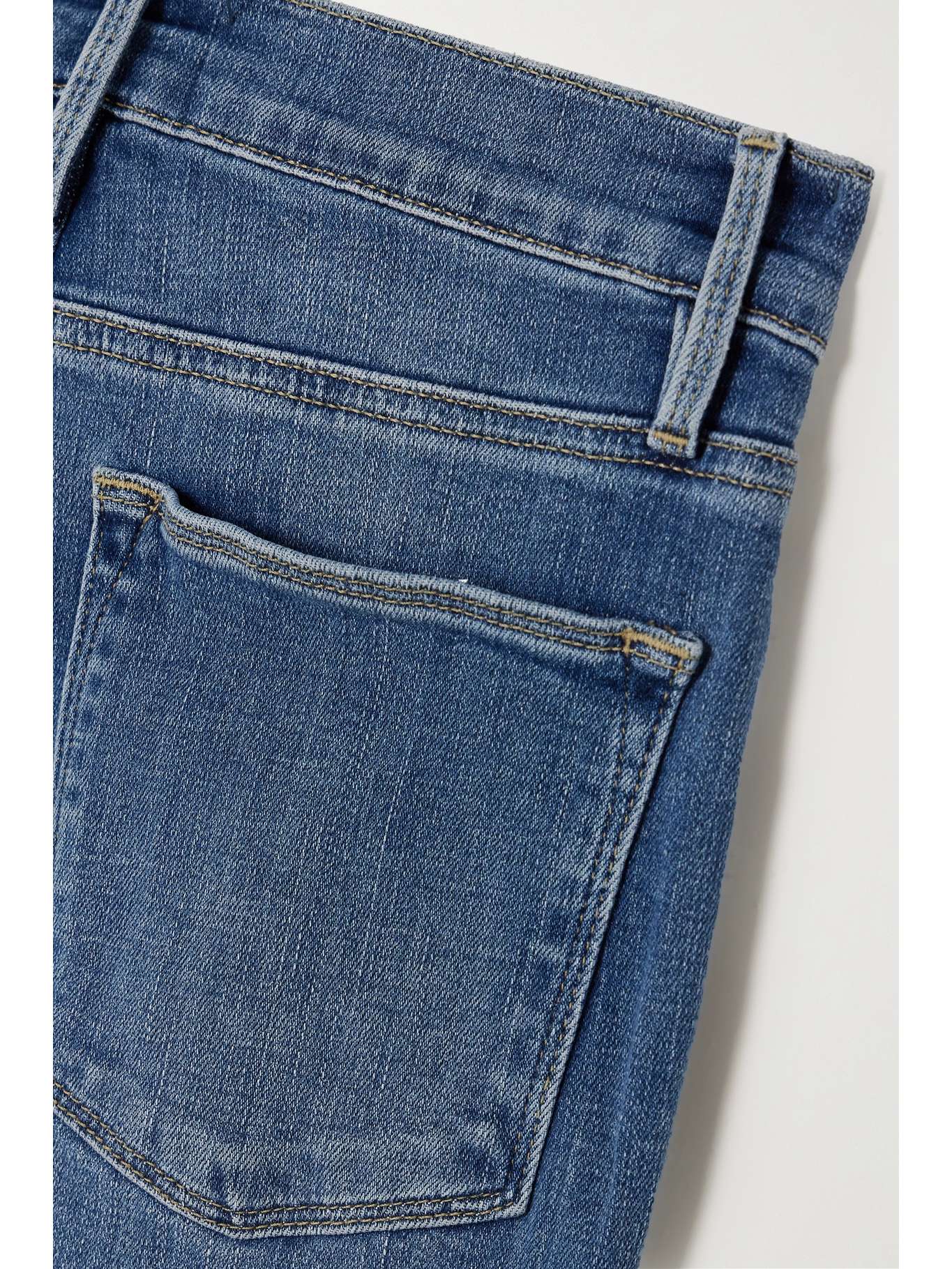 FRAME Le Easy Flare frayed jeans | NET-A-PORTER