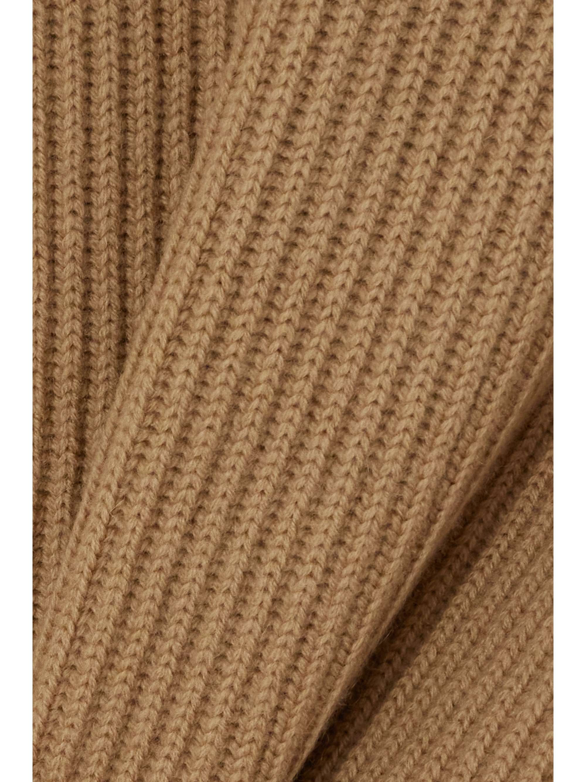 MAX MARA Dula ribbed wool and cashmere-blend turtleneck sweater | NET-A ...