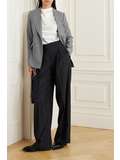 MAX MARA Landa double-breasted wool-blend flannel blazer | NET-A-PORTER