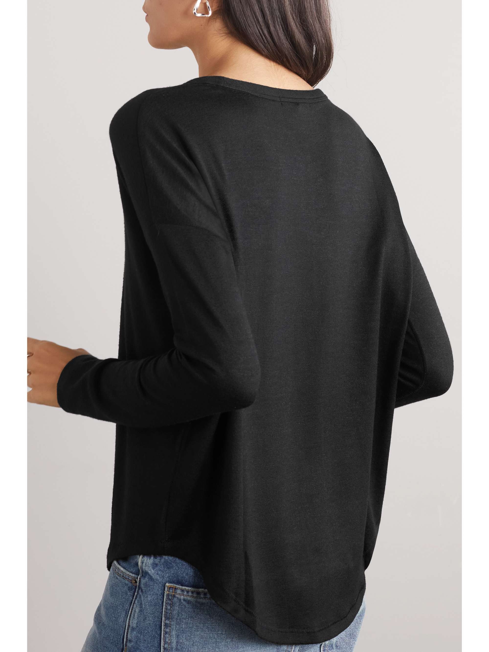 RAG & BONE Hudson stretch-jersey top | NET-A-PORTER