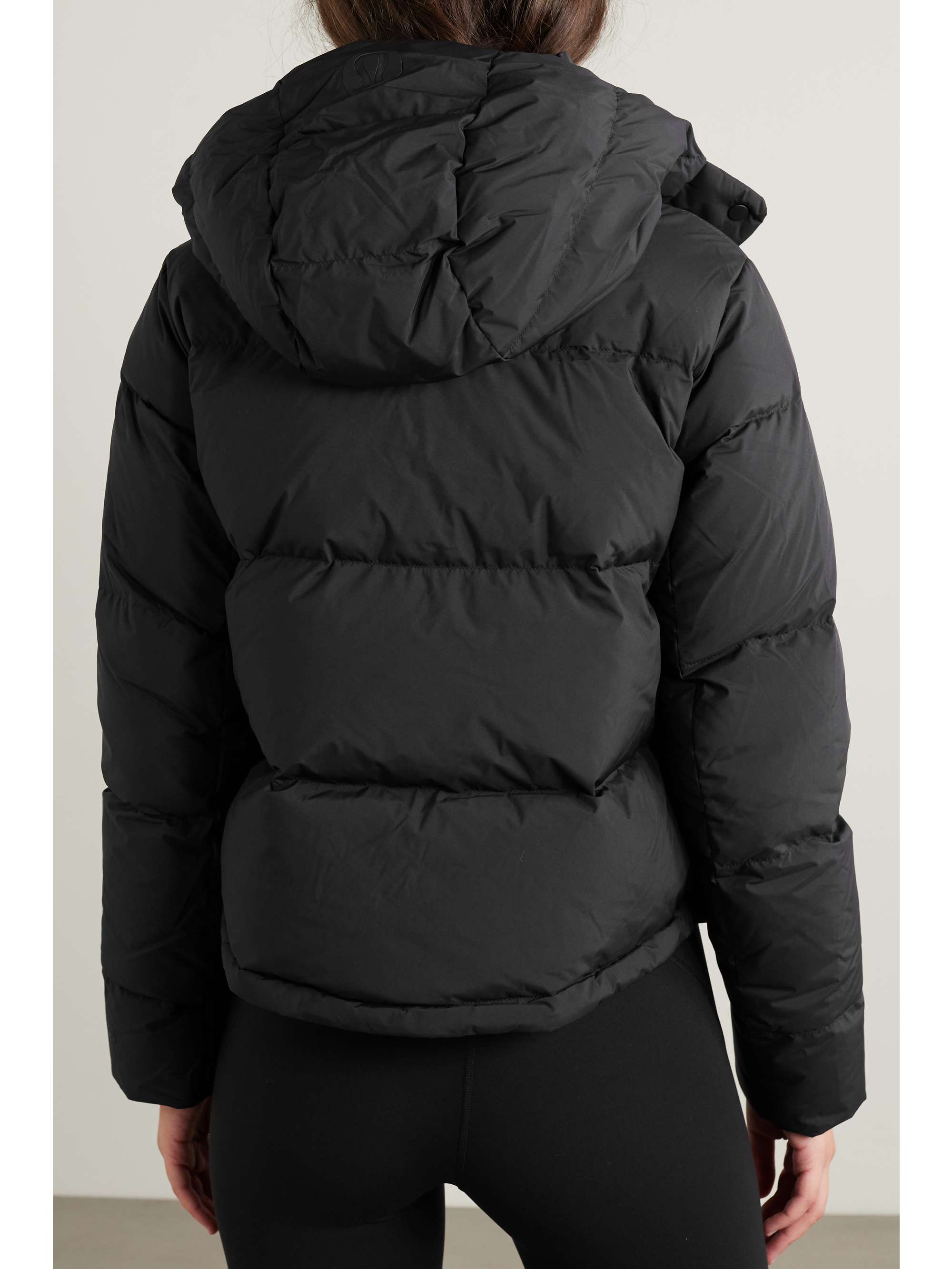 LULULEMON Wunder Puff hooded quilted recycled-SoftMatte™ down jacket ...