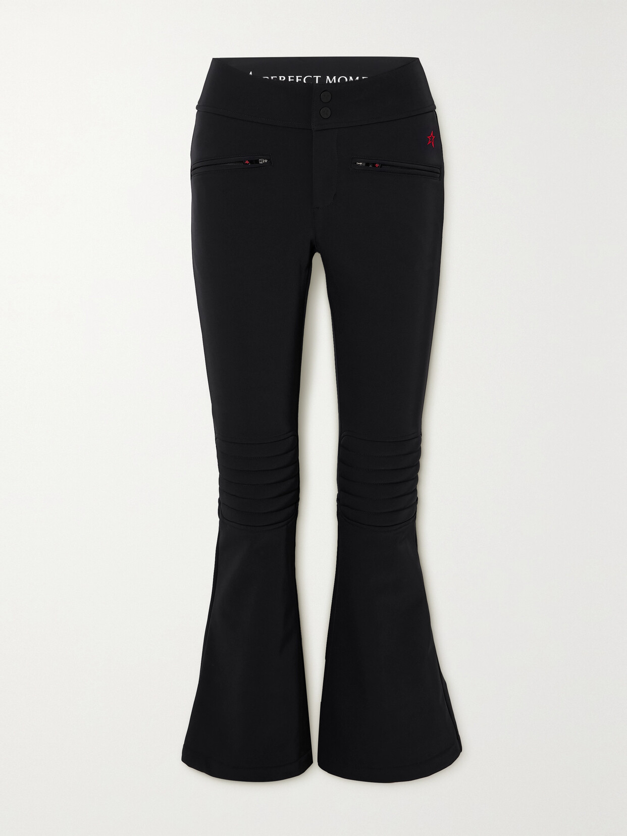 Perfect Moment Aurora Flared Ski Pants In Black Modesens