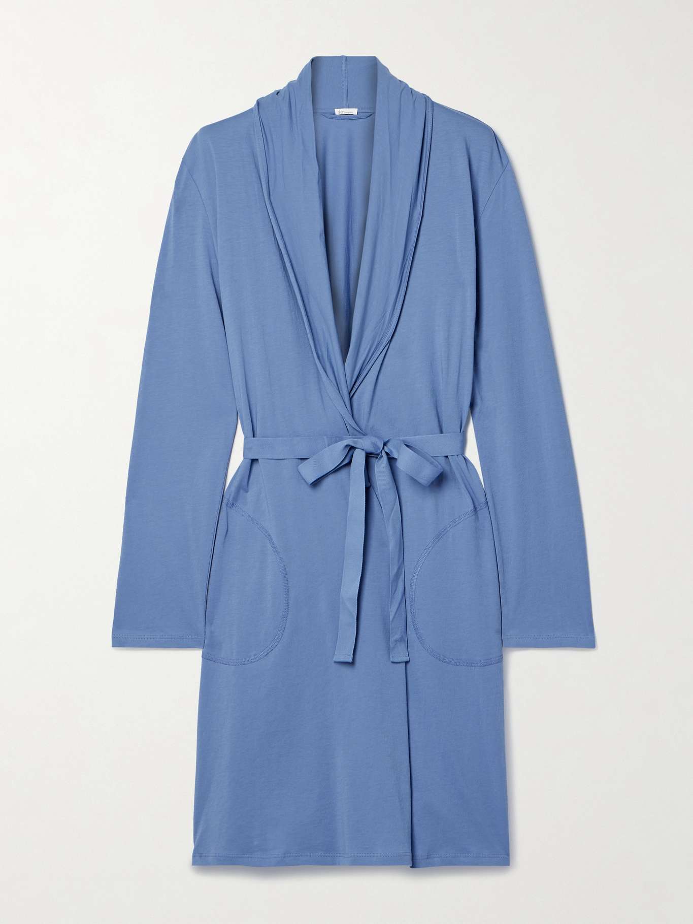 SKIN + NET SUSTAIN Coleen organic Pima cotton-jersey robe | NET-A-PORTER