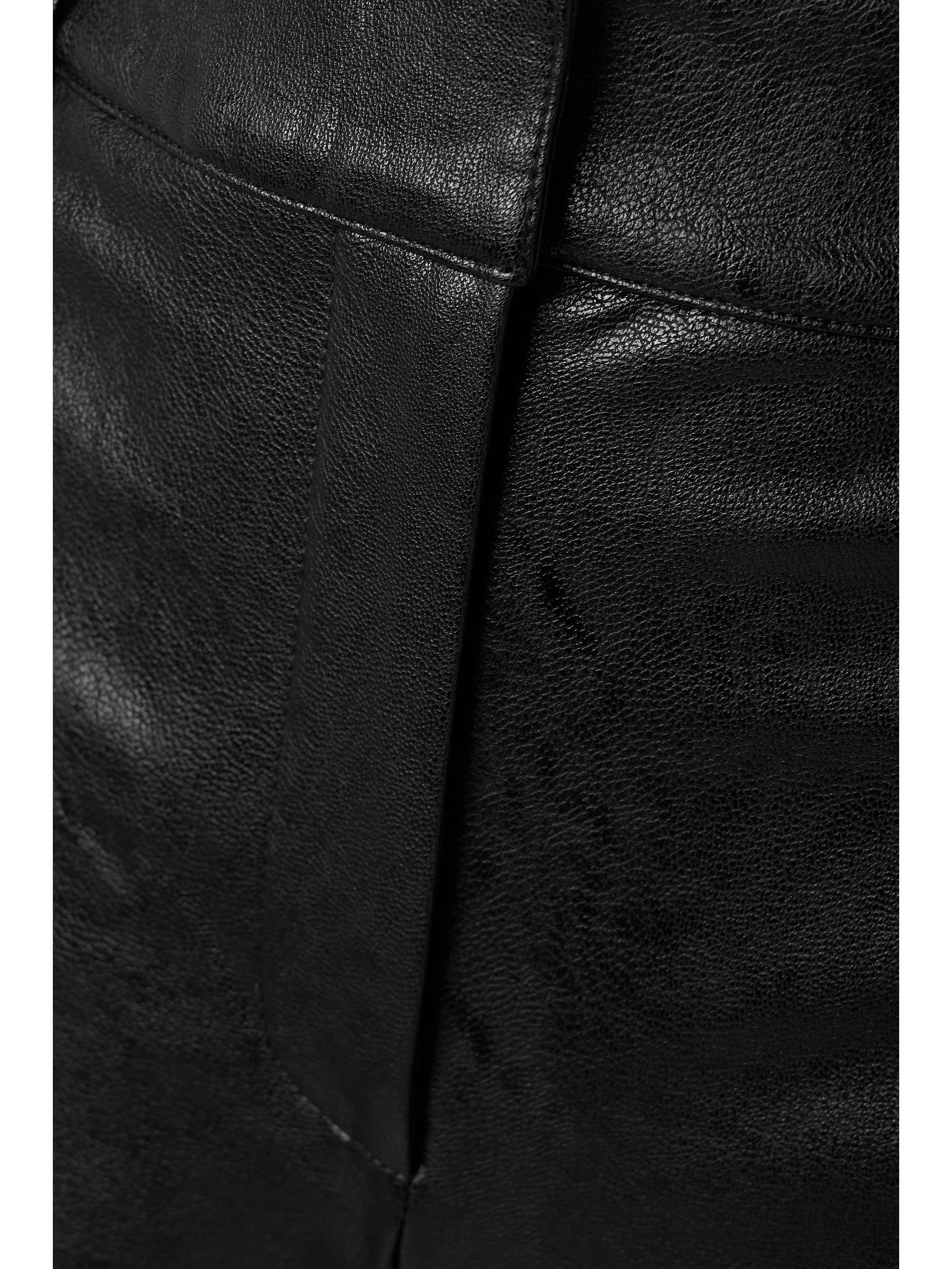 COMMANDO Faux stretch-leather straight-leg pants | NET-A-PORTER
