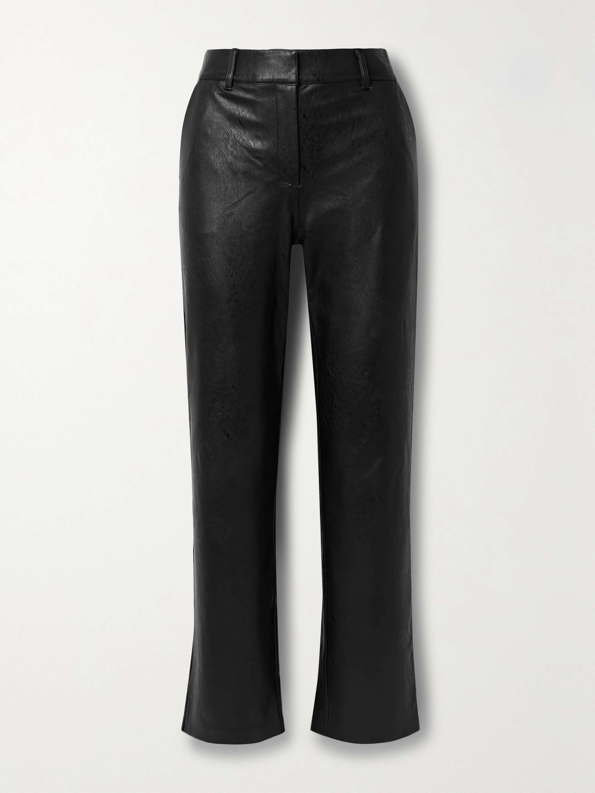 COMMANDO Faux stretch-leather straight-leg pants | NET-A-PORTER