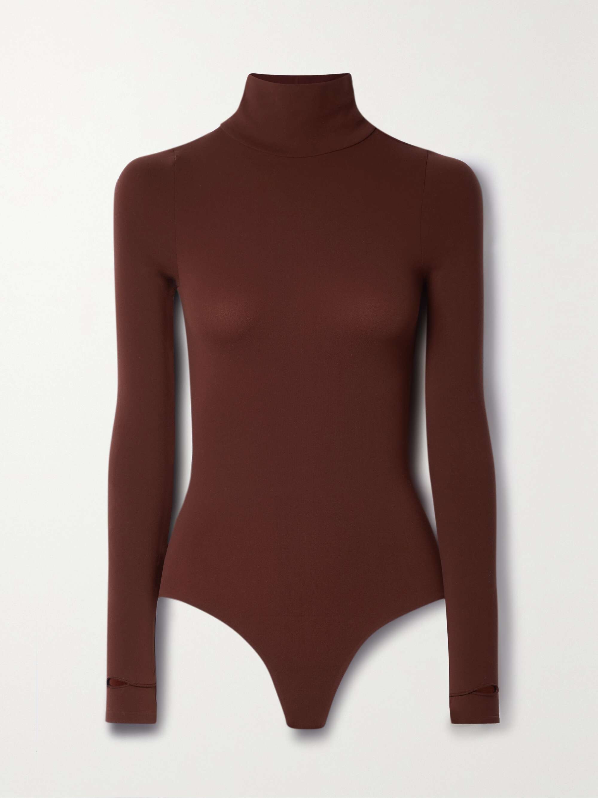 Commando Stretch Jersey Turtleneck Thong Bodysuit Net A Porter