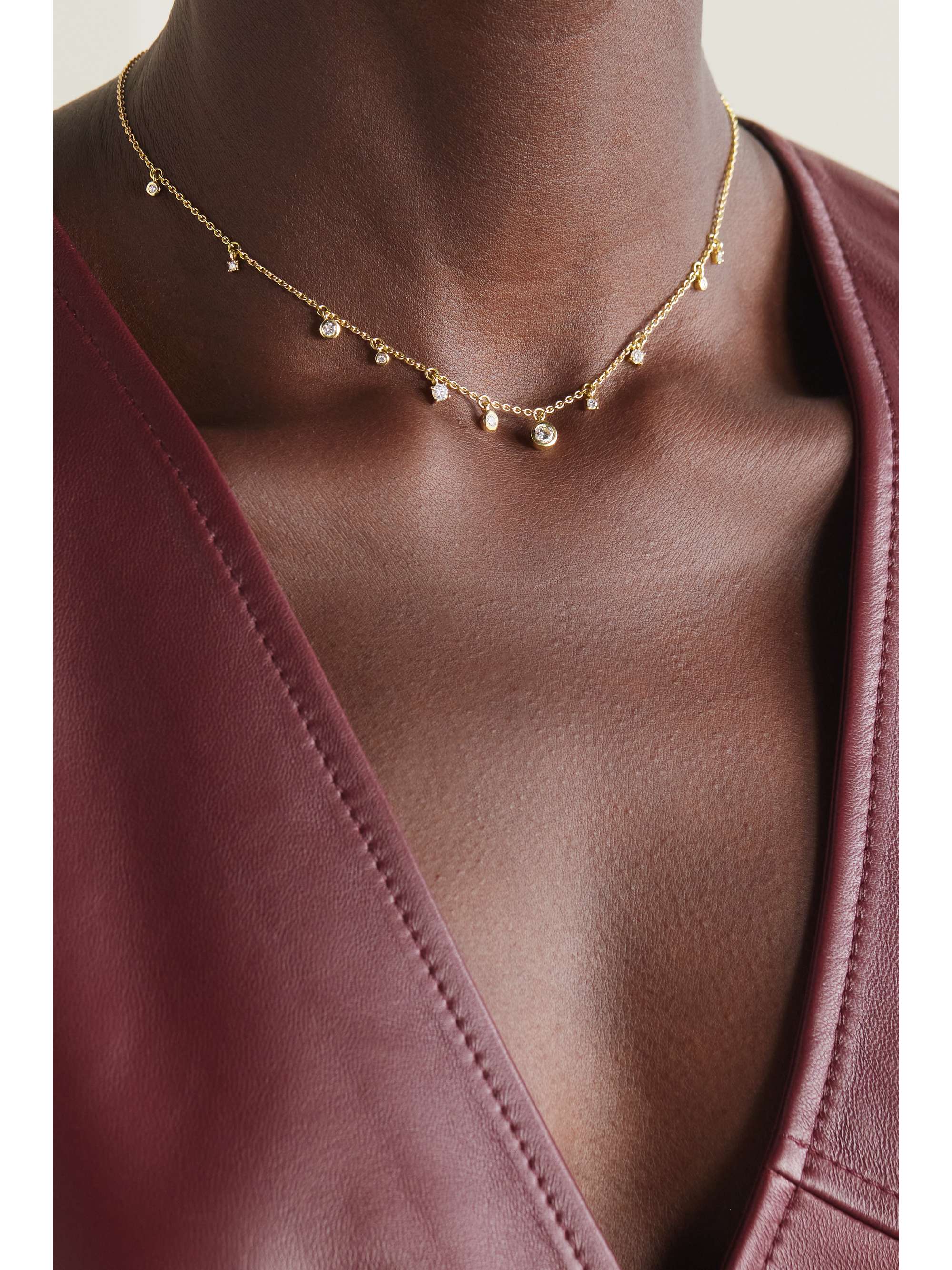 KIMAÏ 18-karat gold laboratory-grown diamond necklace | NET-A-PORTER