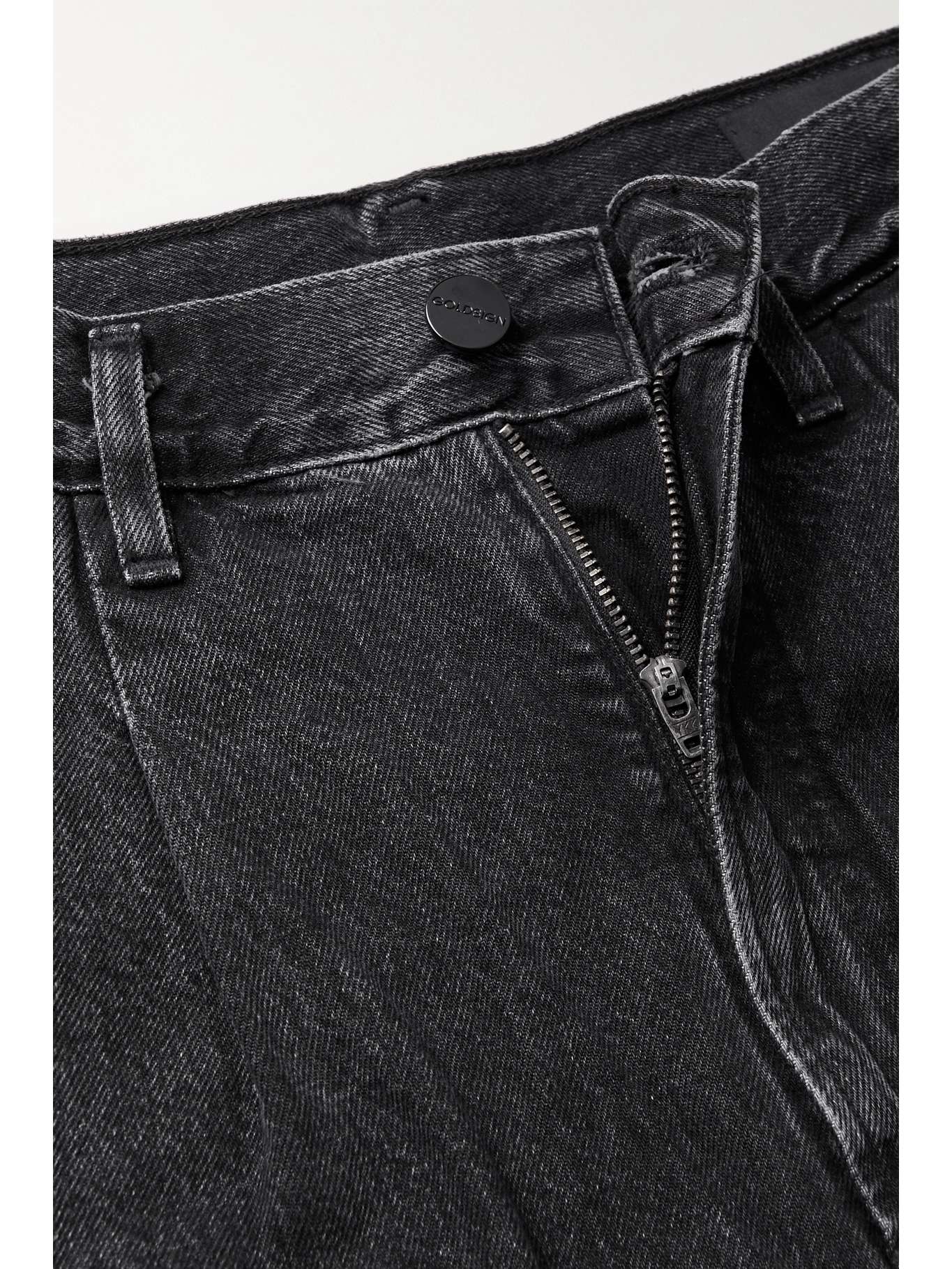 GOLDSIGN The Edgar pleated high-rise wide-leg jeans | NET-A-PORTER