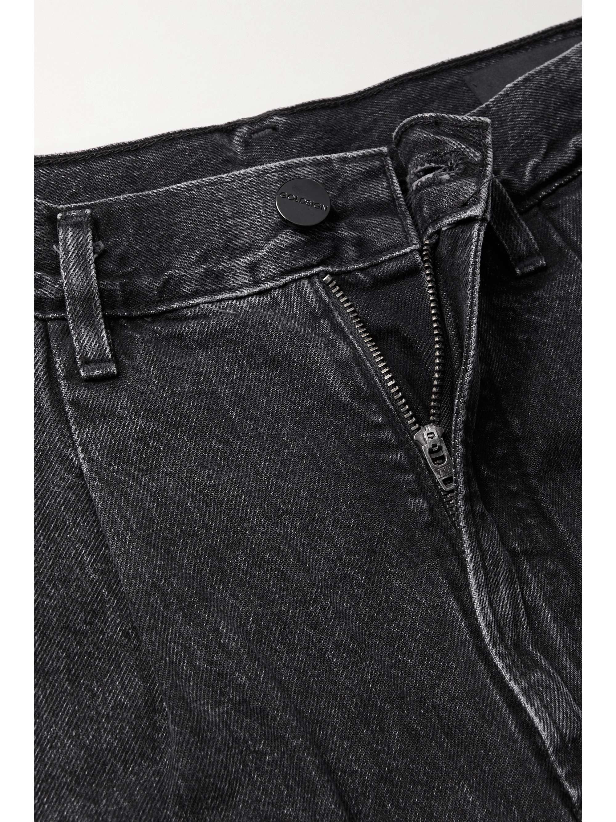 GOLDSIGN The Edgar pleated high-rise wide-leg jeans | NET-A-PORTER