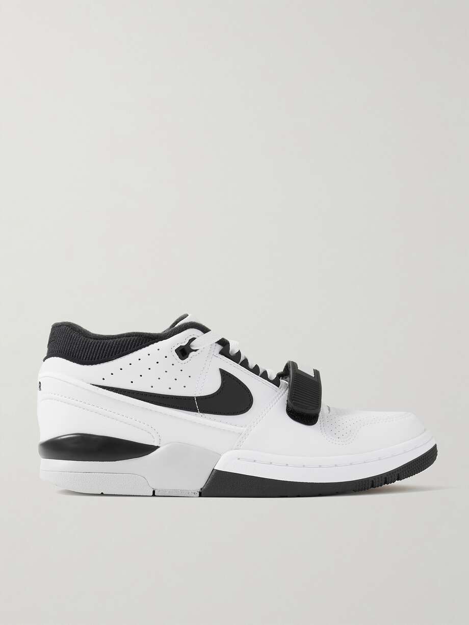 NIKE + Billie Eilish Air Alpha Force 88 rubber-trimmed leather sneakers ...