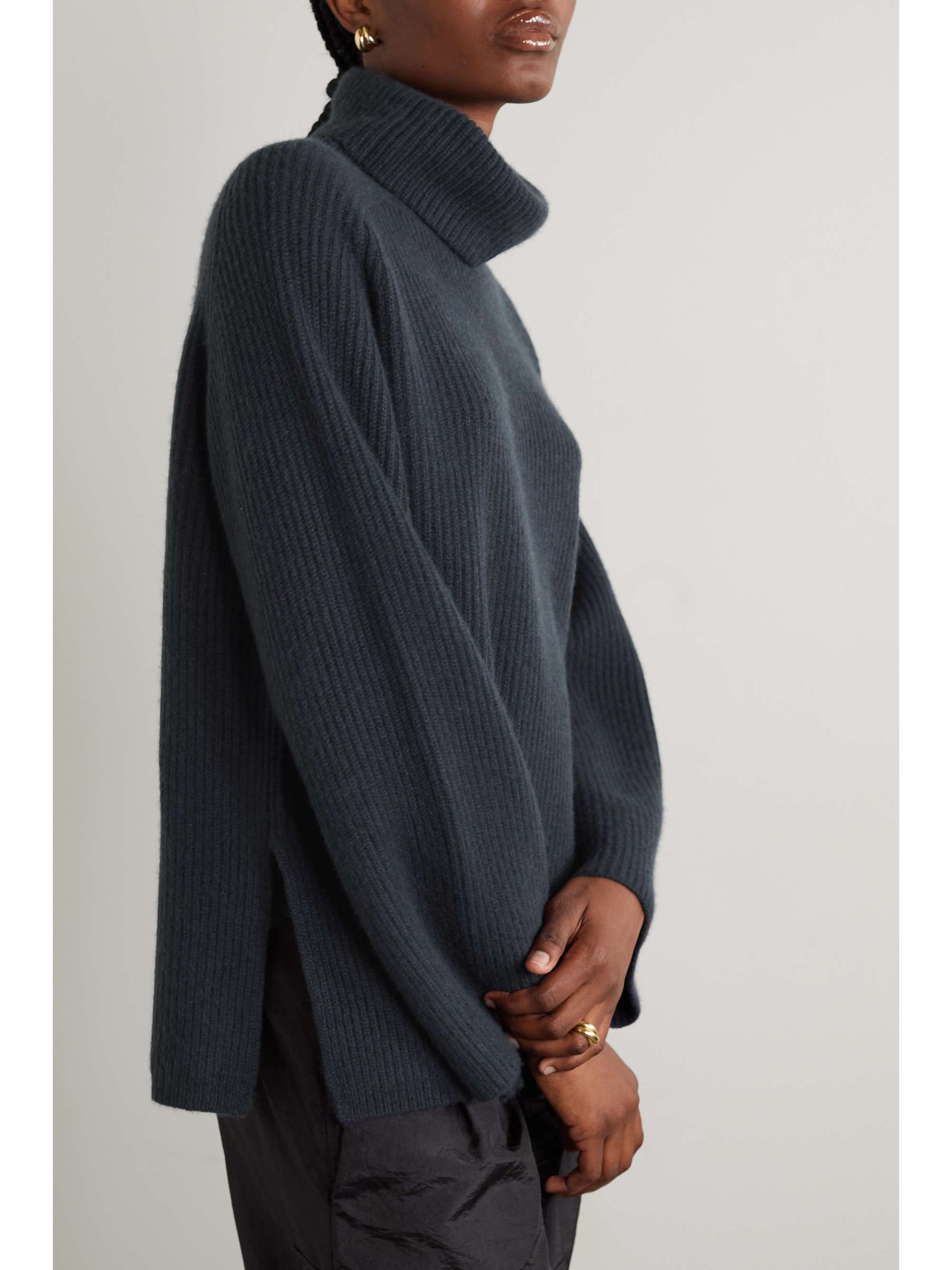 ARCH4 + NET SUSTAIN Ali ribbed cashmere turtleneck sweater | NET-A-PORTER
