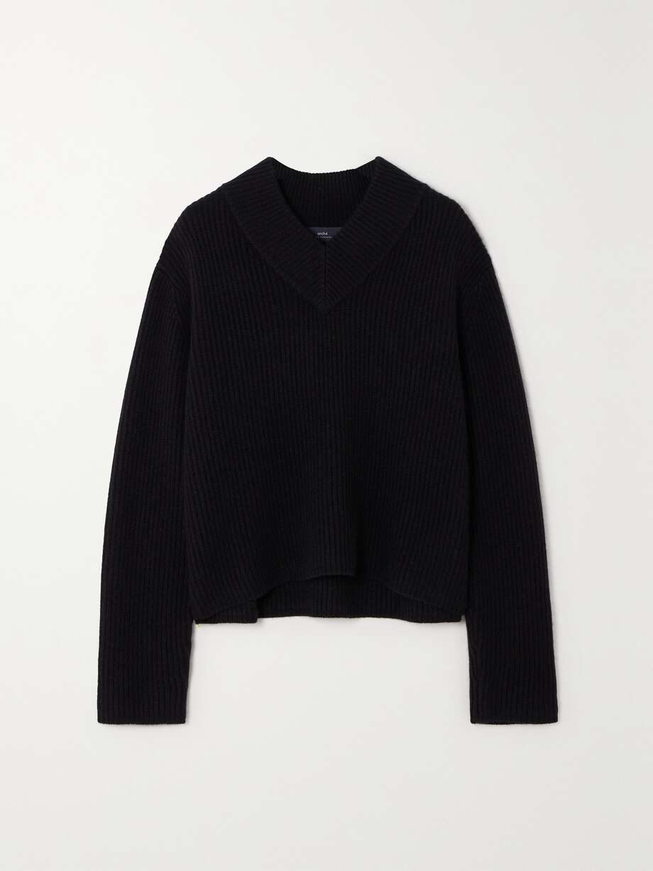 ARCH4 + NET SUSTAIN St Anton ribbed cashmere sweater | NET-A-PORTER