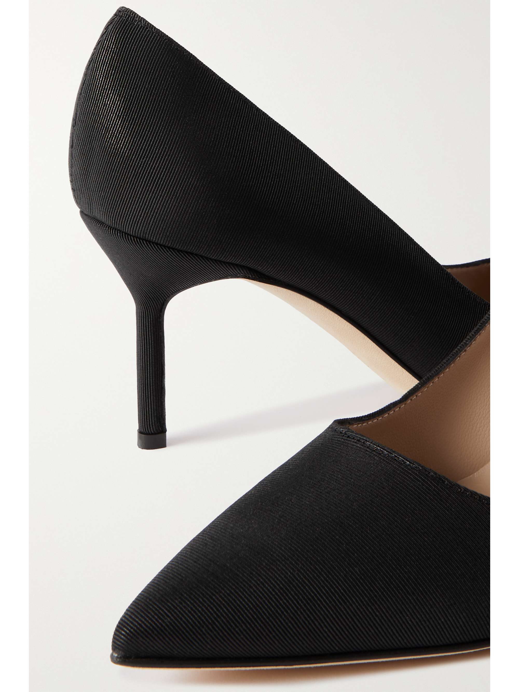 MANOLO BLAHNIK BB 70 grosgrain pumps | NET-A-PORTER