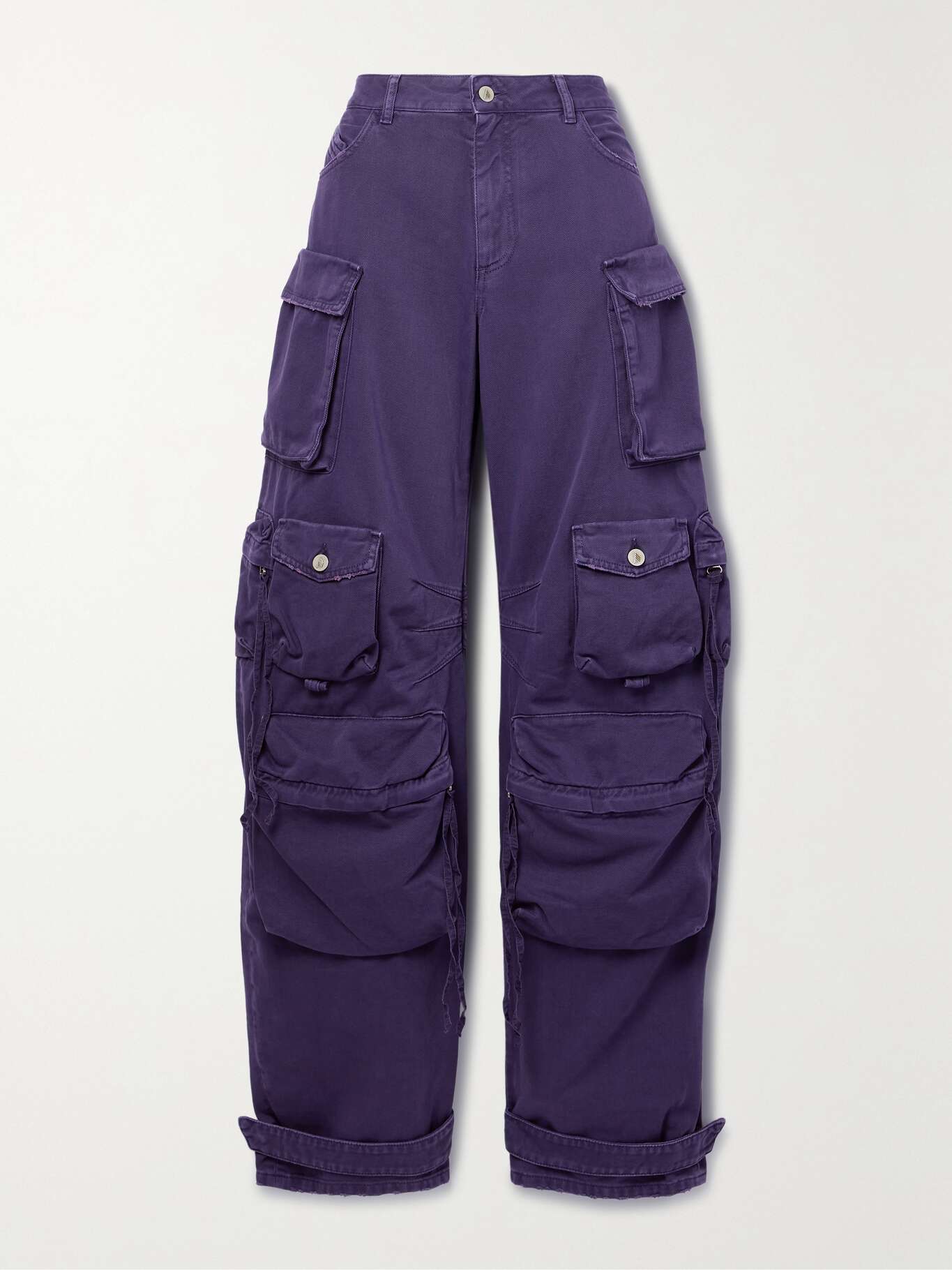 THE ATTICO Fern cotton-drill straight-leg cargo pants | NET-A-PORTER