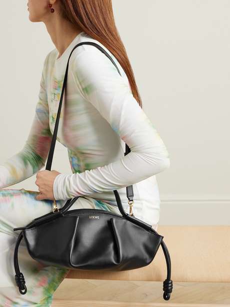 LOEWE Paseo leather shoulder bag | NET-A-PORTER