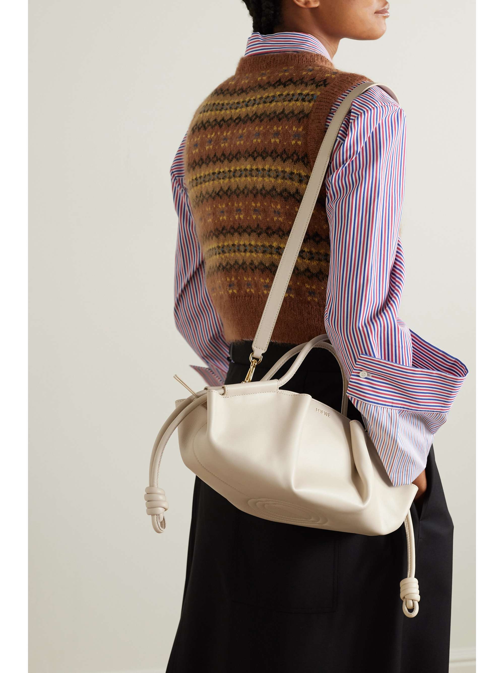 LOEWE Paseo leather shoulder bag | NET-A-PORTER