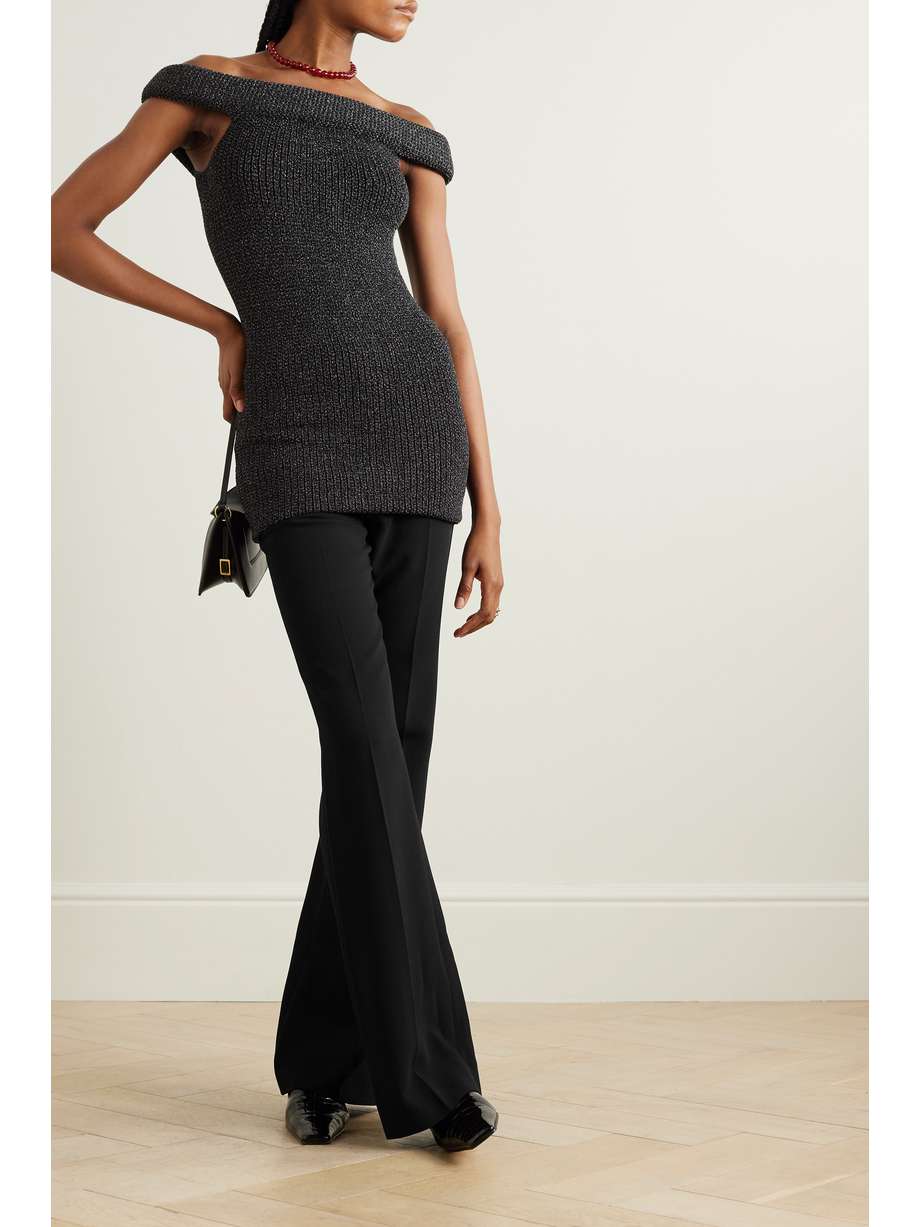 Crepe flared pants | NET-A-PORTER