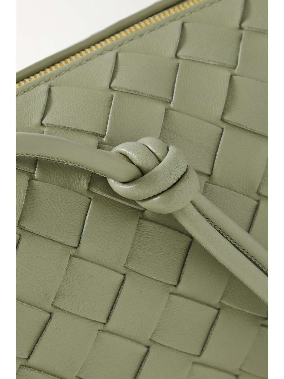 BOTTEGA VENETA Loop mini intrecciato leather shoulder bag | NET-A-PORTER