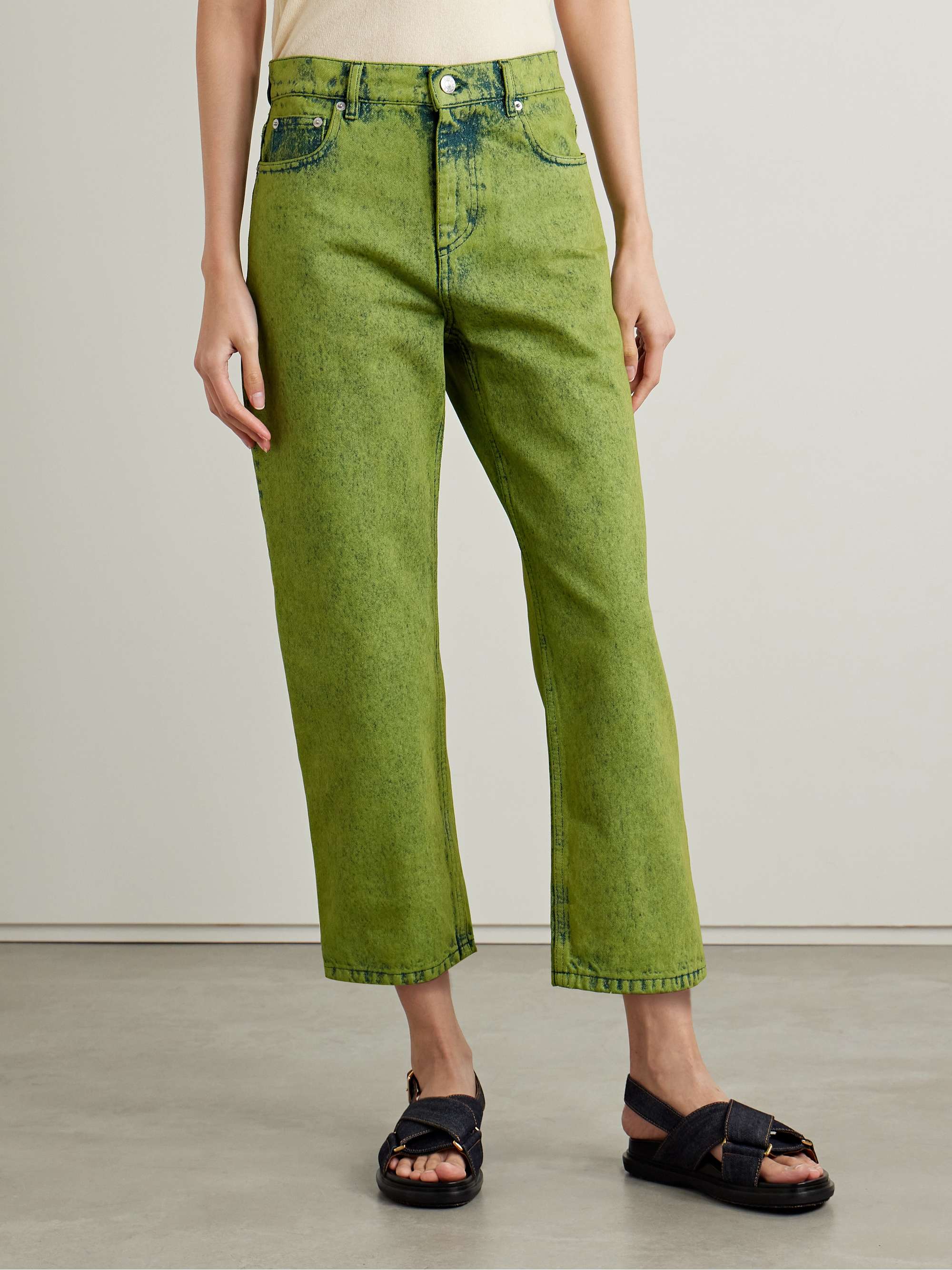 MARNI High-rise straight-leg jeans | NET-A-PORTER