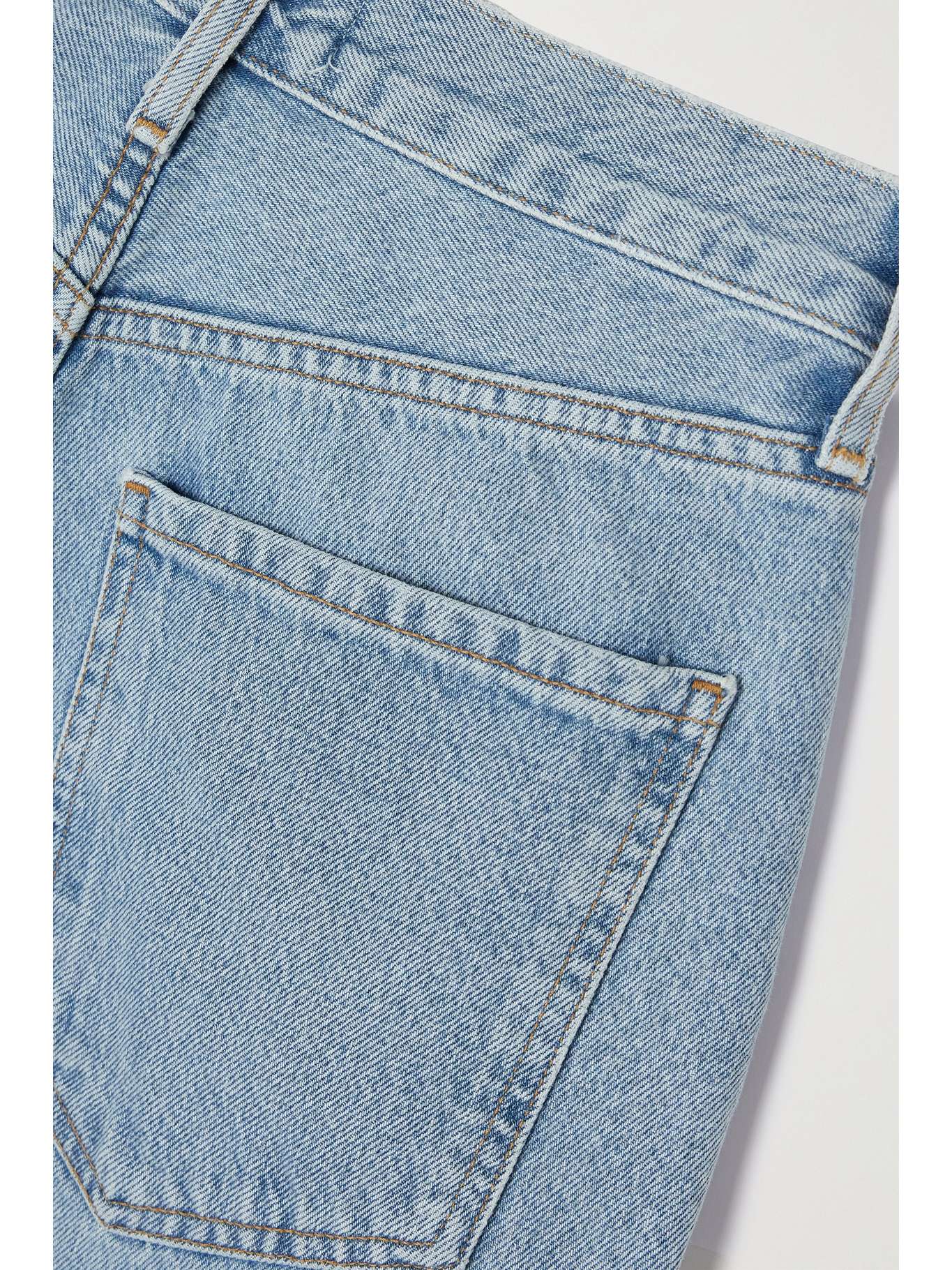 AGOLDE Riley cropped high-rise straight-leg organic jeans | NET-A-PORTER