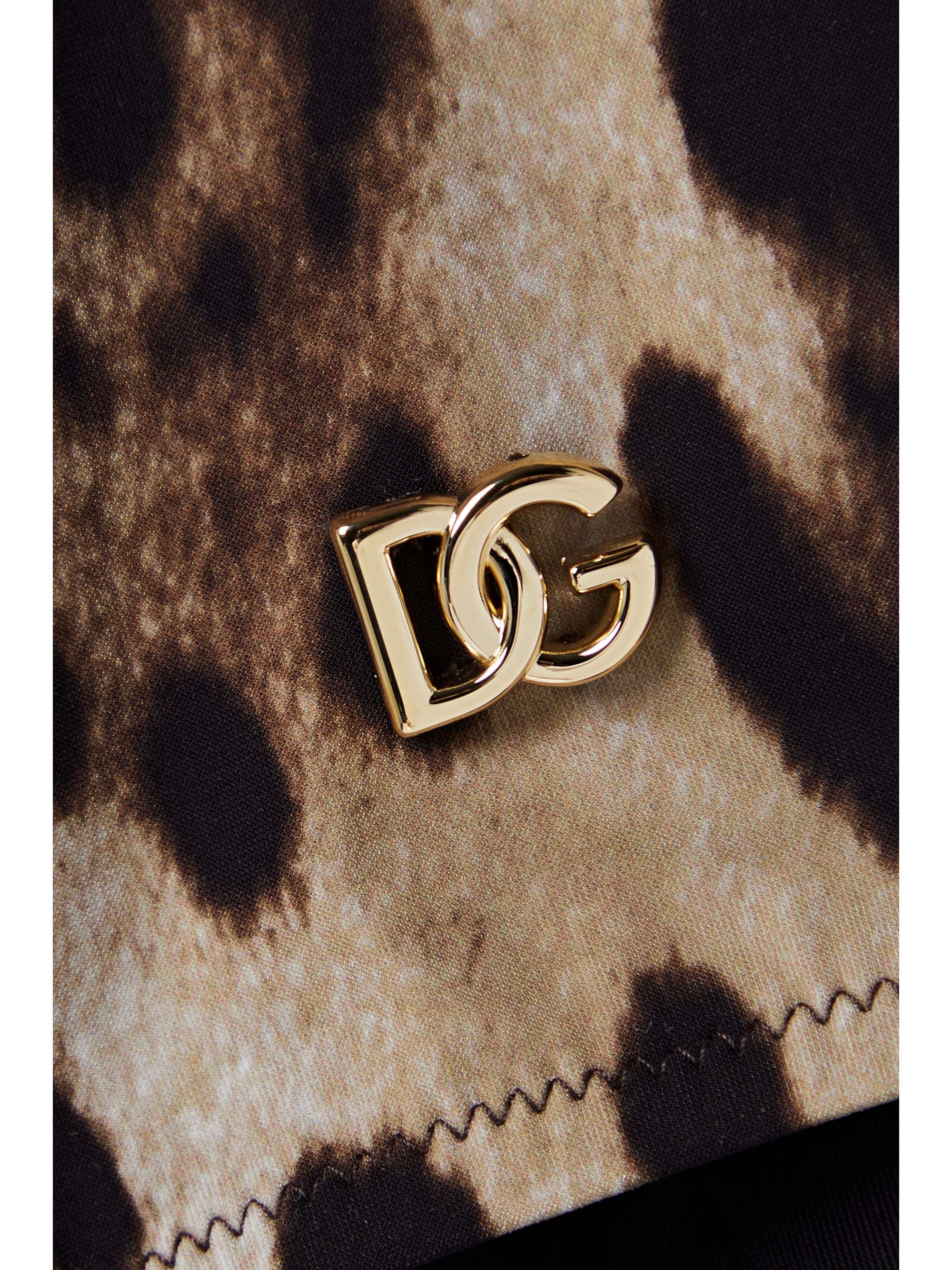 DOLCE&GABBANA Cutout leopard-print underwired swimsuit | NET-A-PORTER