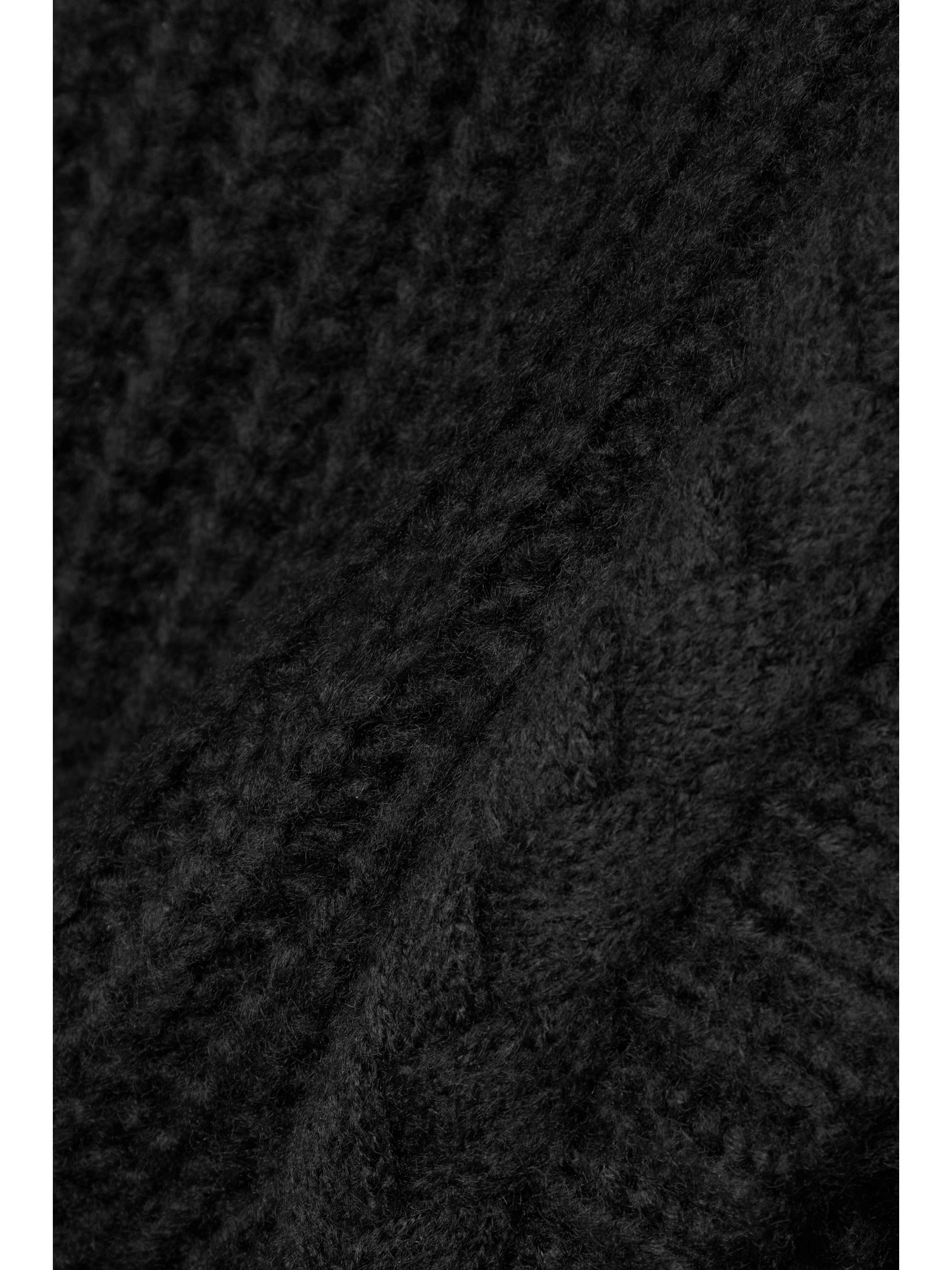 FARM RIO Pom pom-embellished braided knit sweater | NET-A-PORTER