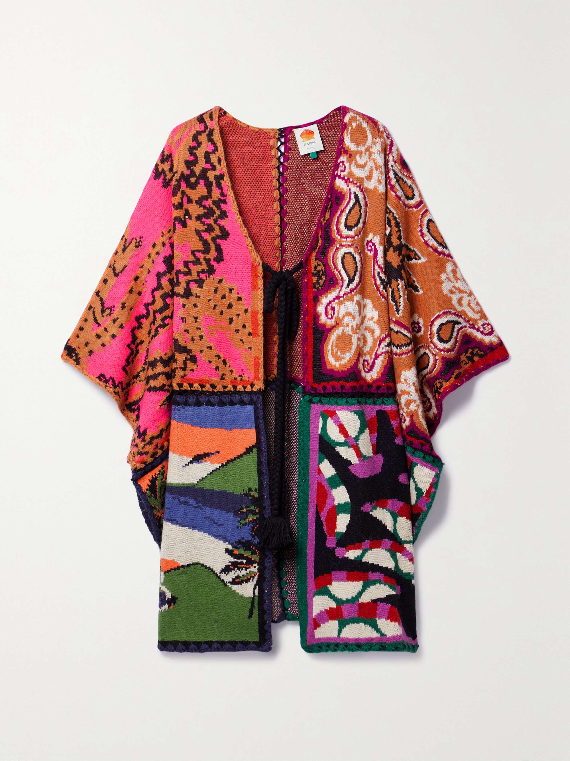 FARM RIO Jacquard-knit cardigan | NET-A-PORTER