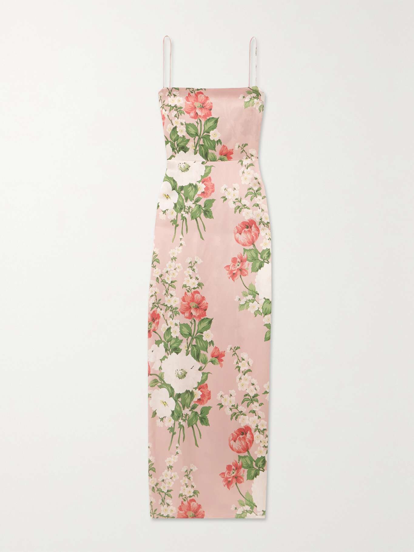 REFORMATION Frankie floral-print silk-charmeuse maxi dress | NET-A-PORTER