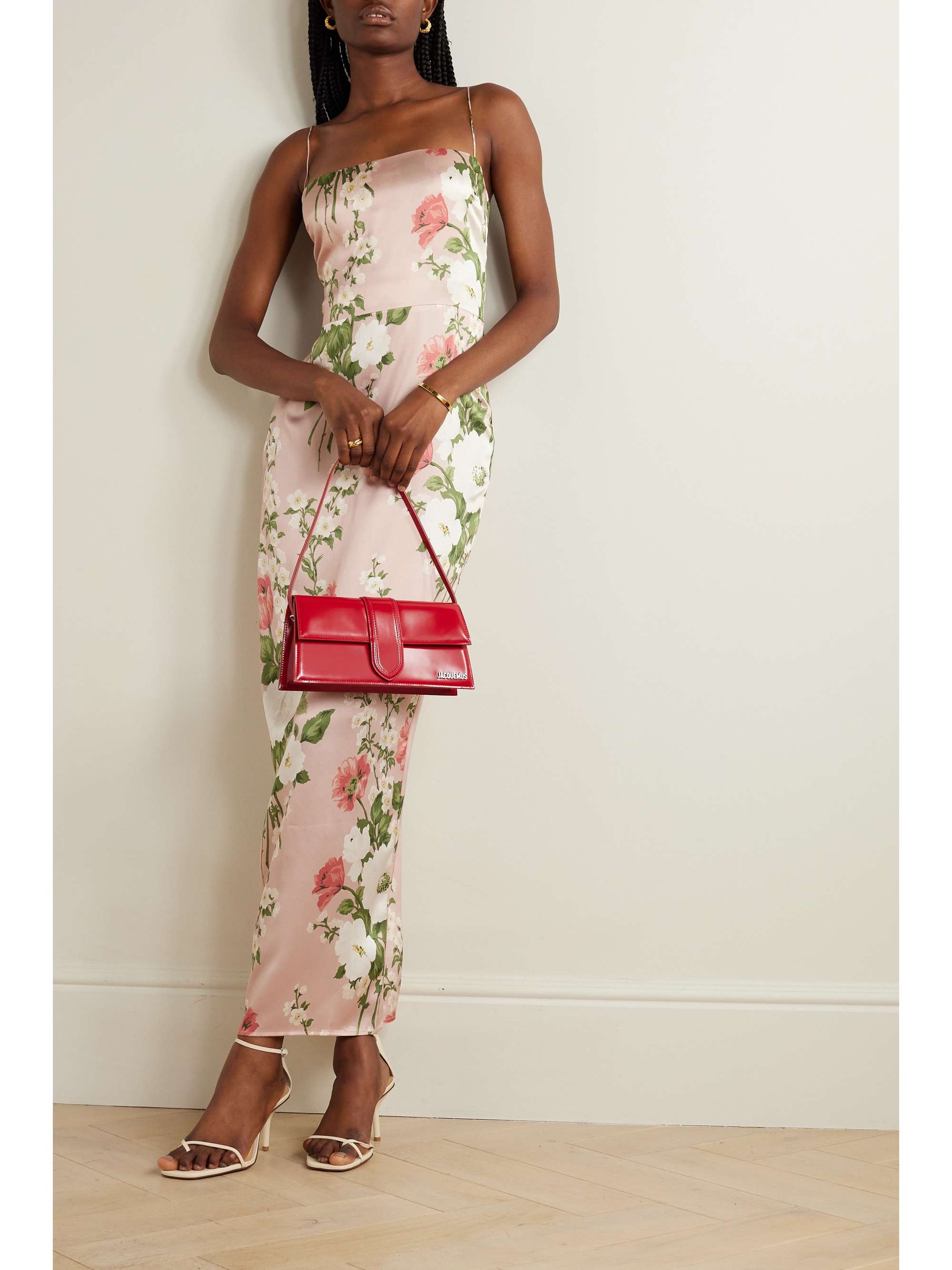 REFORMATION Frankie floral-print silk-charmeuse maxi dress | NET-A-PORTER