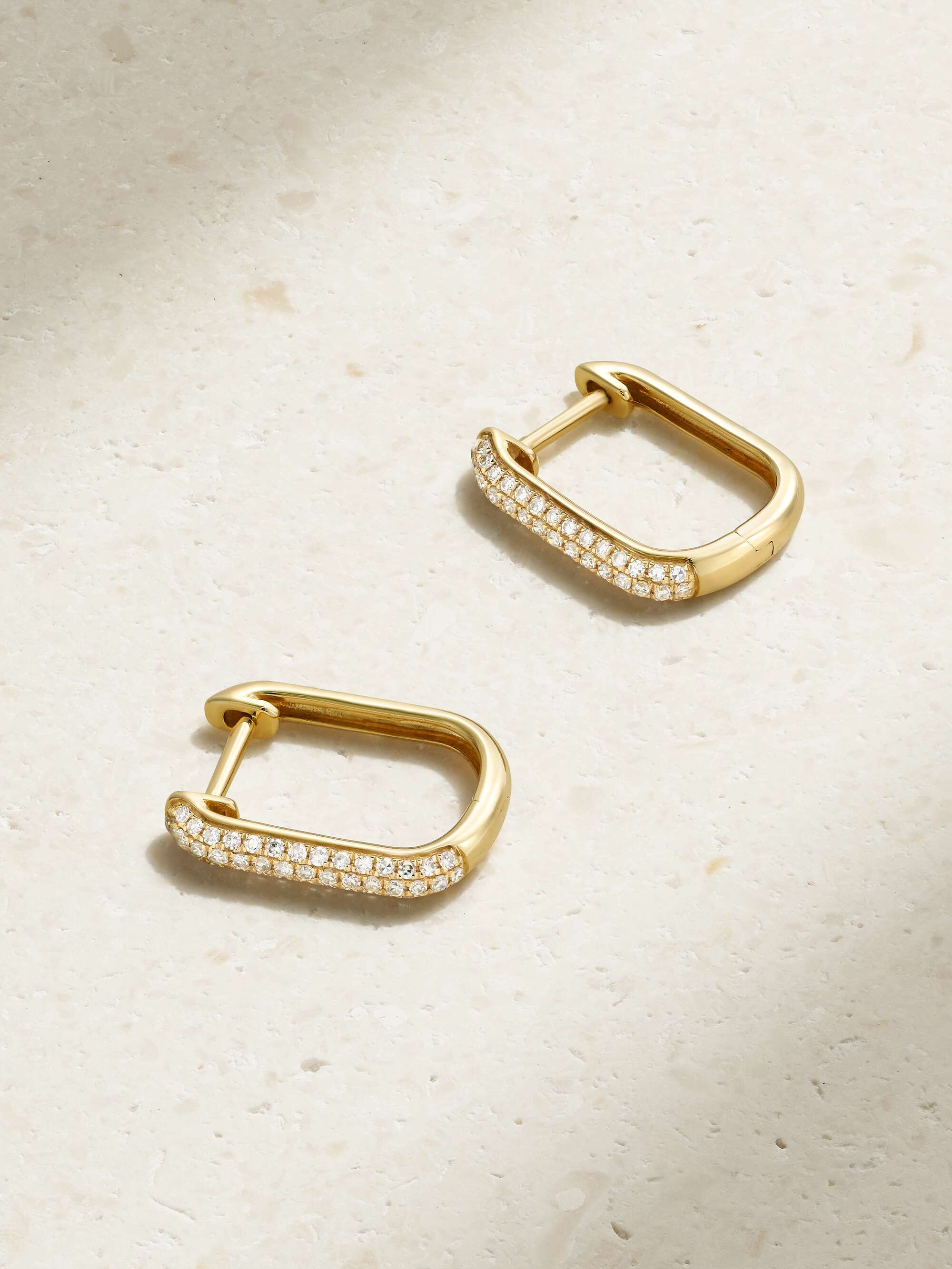 14K 골드 다이아몬드 이어링 | ROXANNE FIRST | 네타포르테