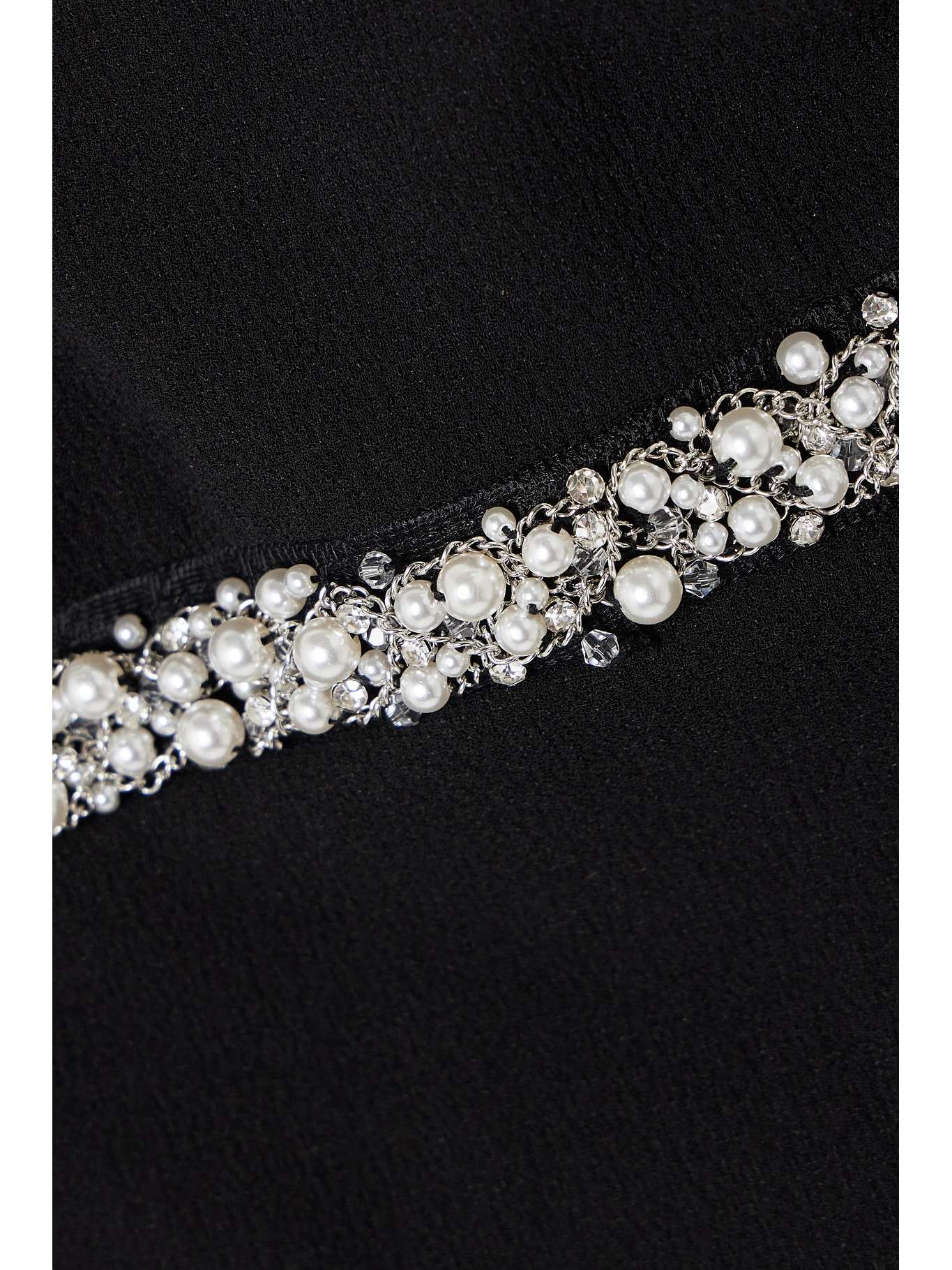 REBECCA VALLANCE Eva embellished stretch-cady mini dress | NET-A-PORTER