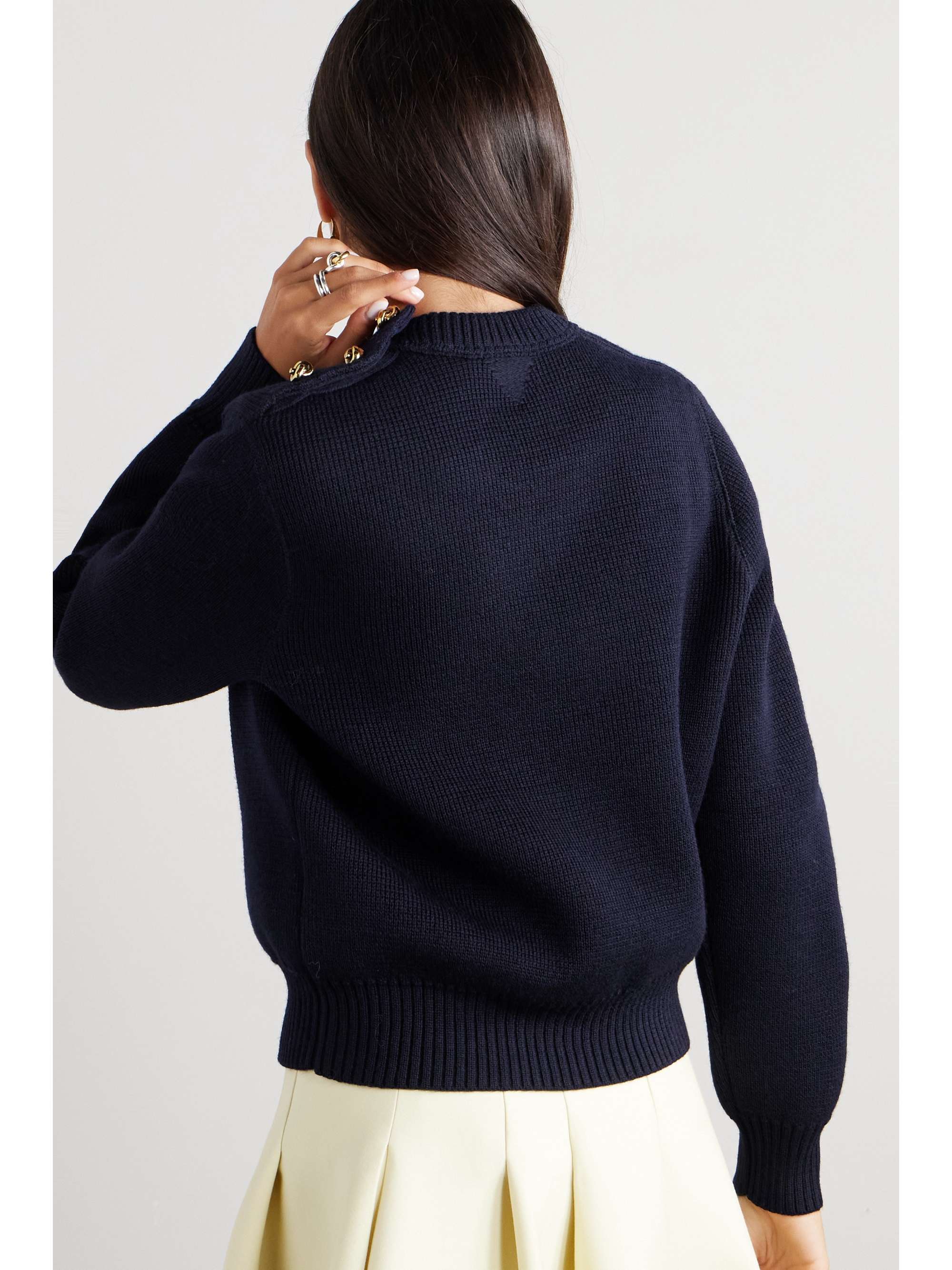 BOTTEGA VENETA Ribbed-knit wool sweater | NET-A-PORTER BOTTEGA VENETA Ribbed-knit wool sweater | NET-A-PORTER