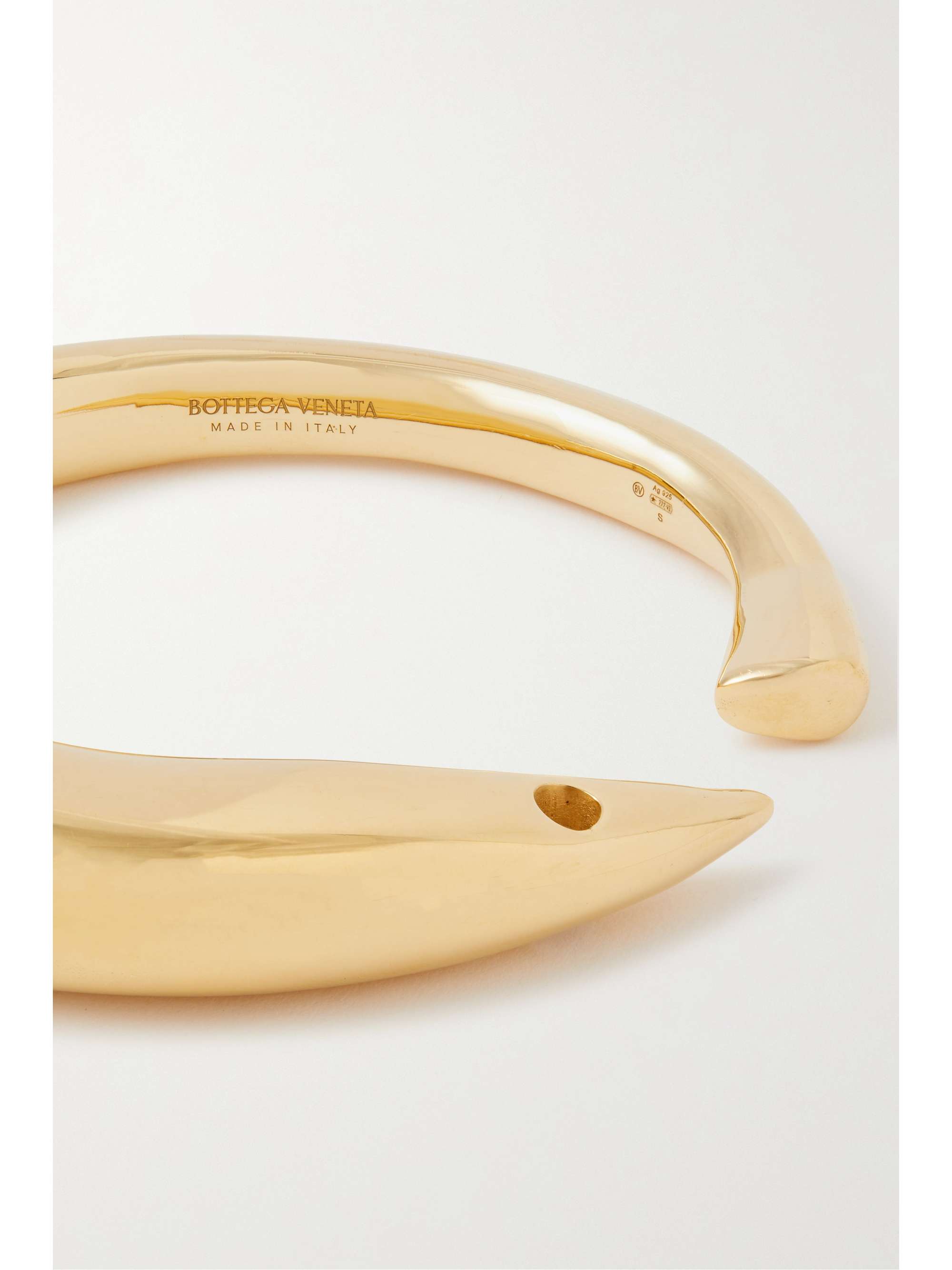 BOTTEGA VENETA Gold vermeil cuff | NET-A-PORTER