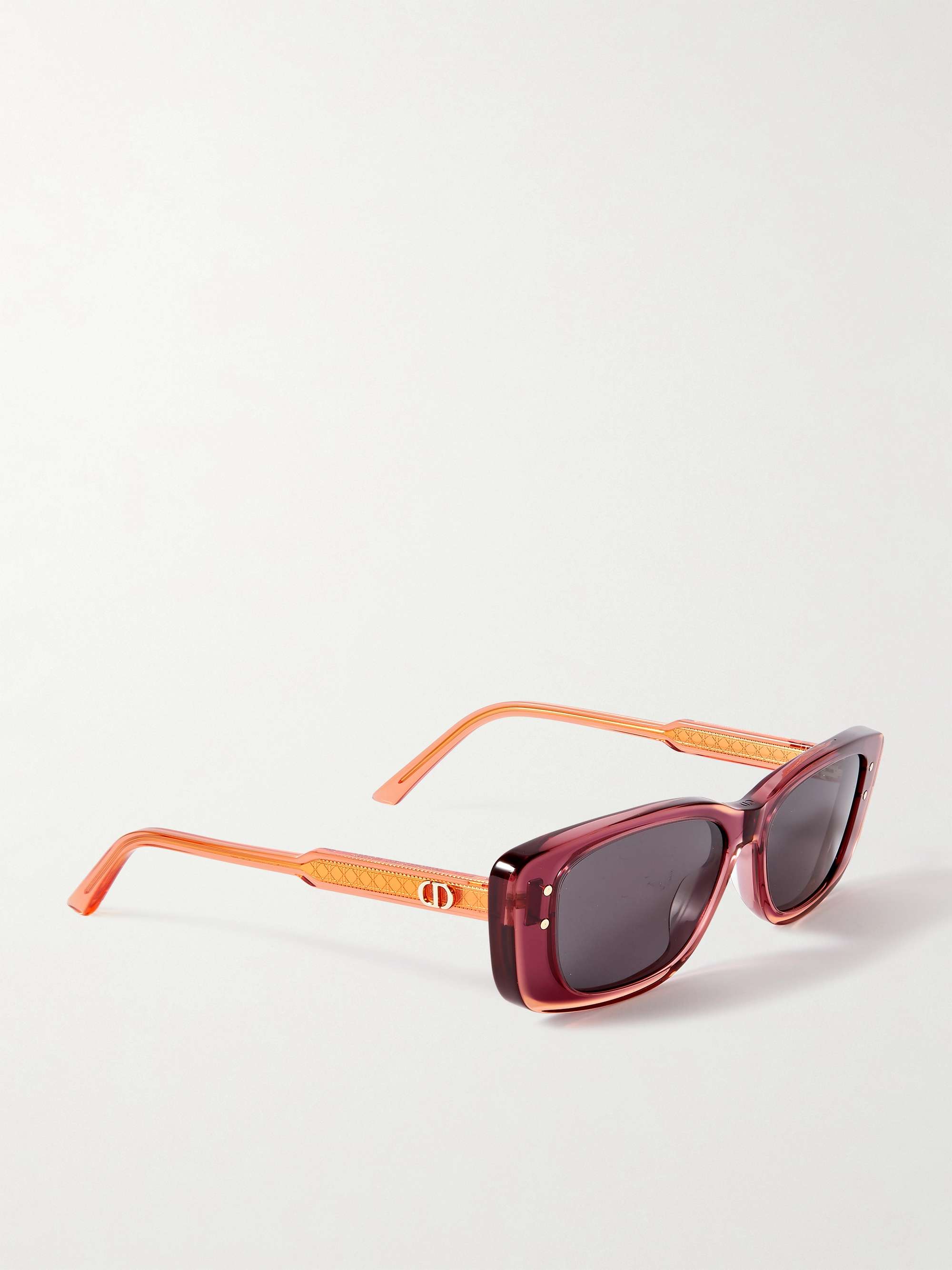 DIOR EYEWEAR DiorHighlight S21 rectangular-frame acetate sunglasses ...