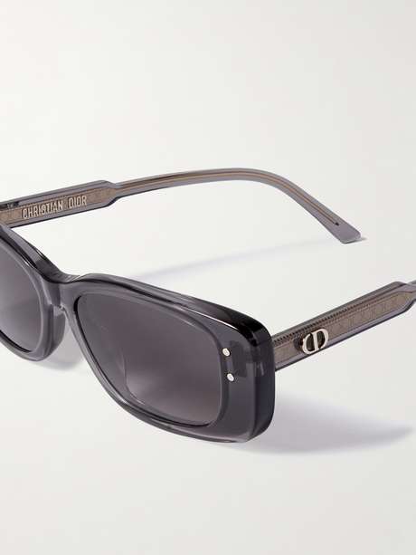 DIOR EYEWEAR DiorHighlight S2I rectangular-frame acetate sunglasses ...