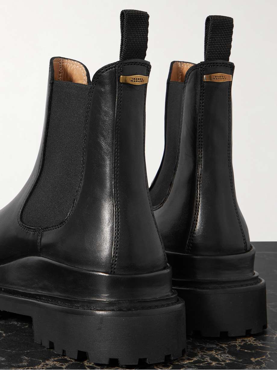 ISABEL MARANT Ceilee leather Chelsea boots | NET-A-PORTER