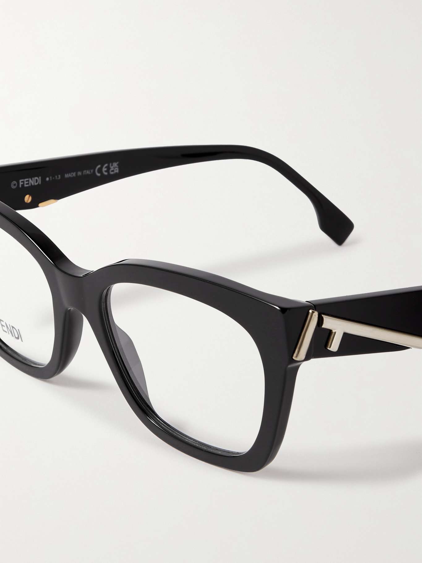 FENDI EYEWEAR Fendi First square-frame acetate optical glasses | NET-A ...