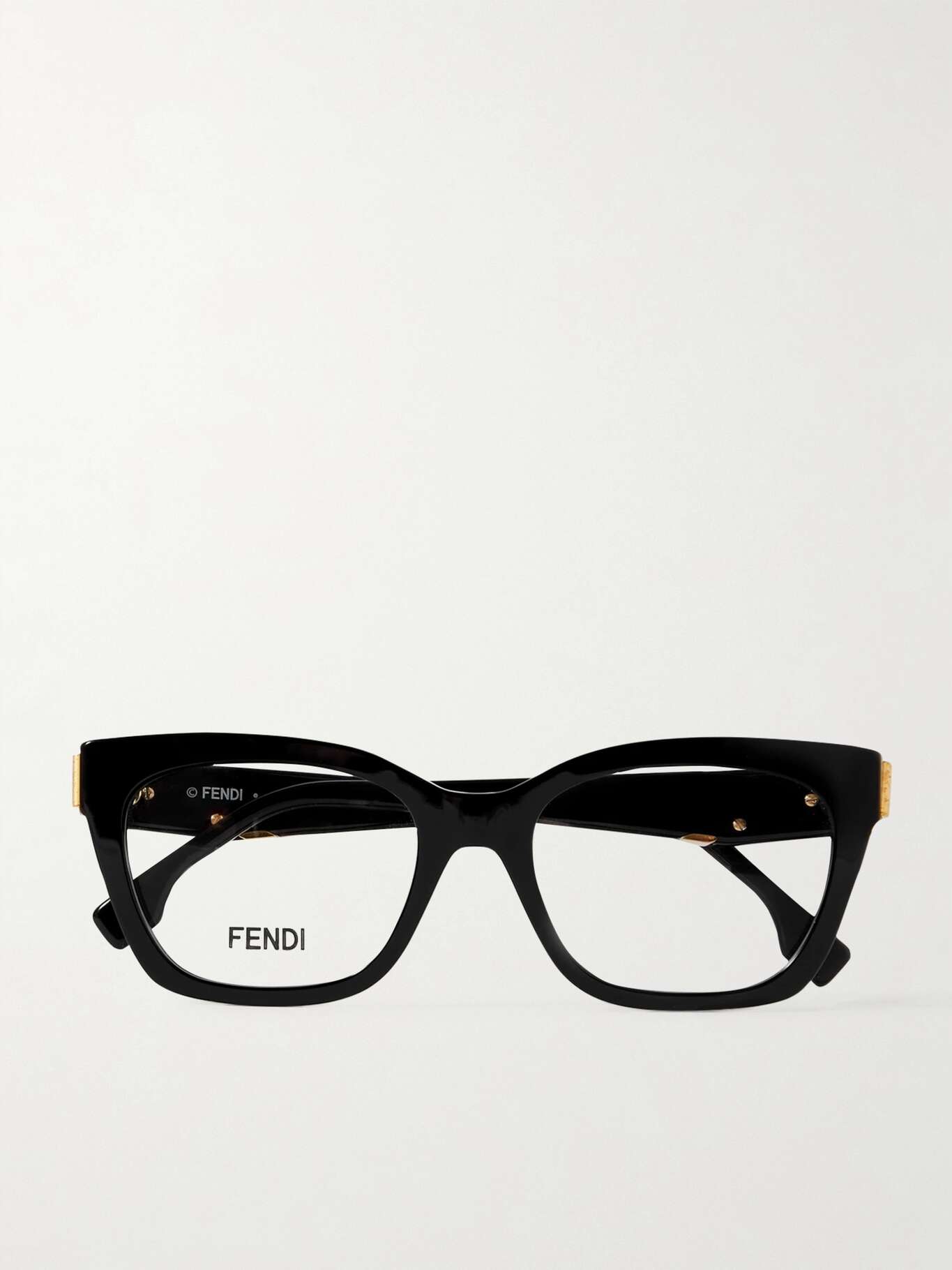 FENDI EYEWEAR Fendi First square-frame acetate optical glasses | NET-A ...