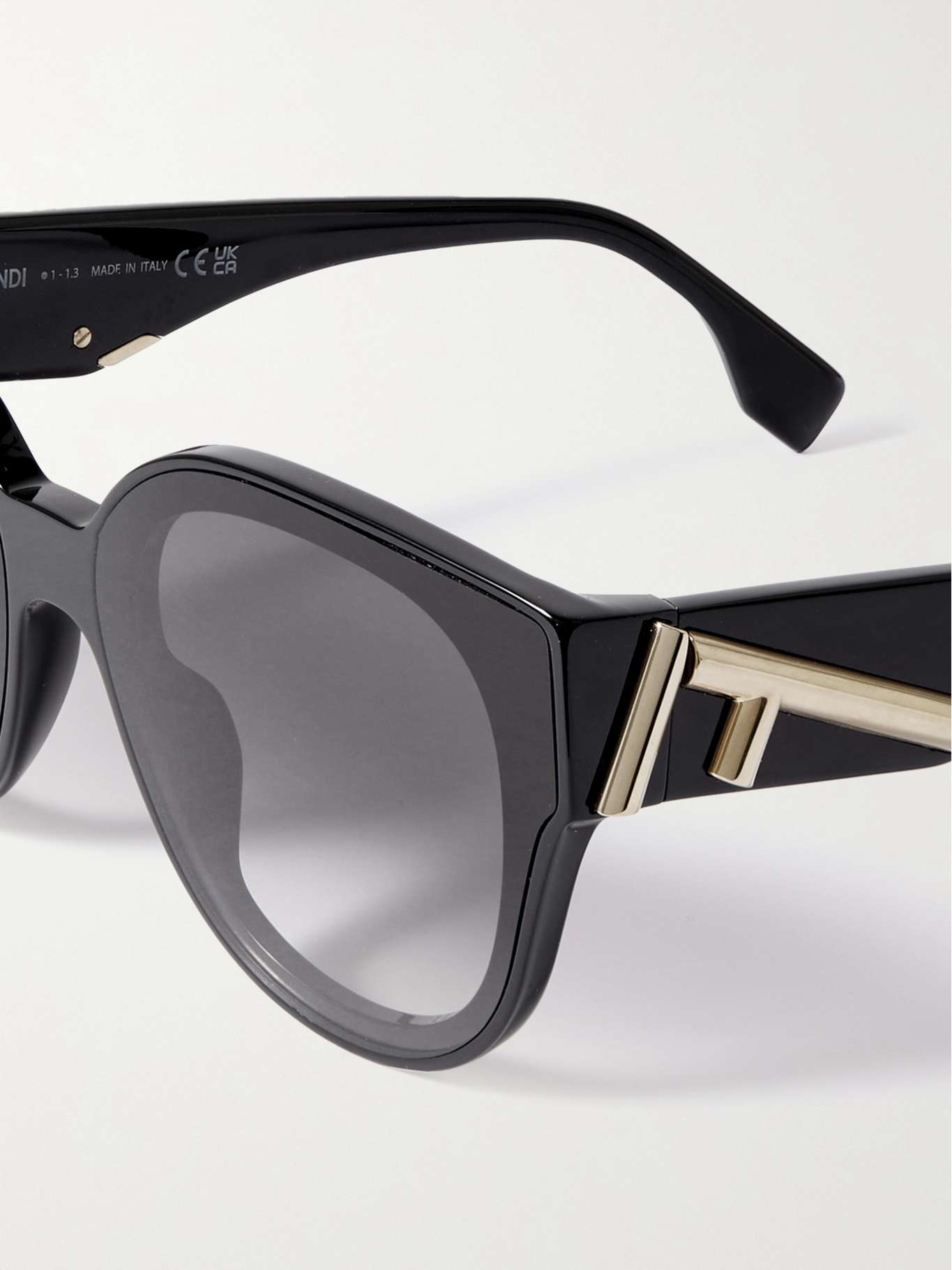 FENDI EYEWEAR First D-frame embellished acetate sunglasses | NET-A-PORTER