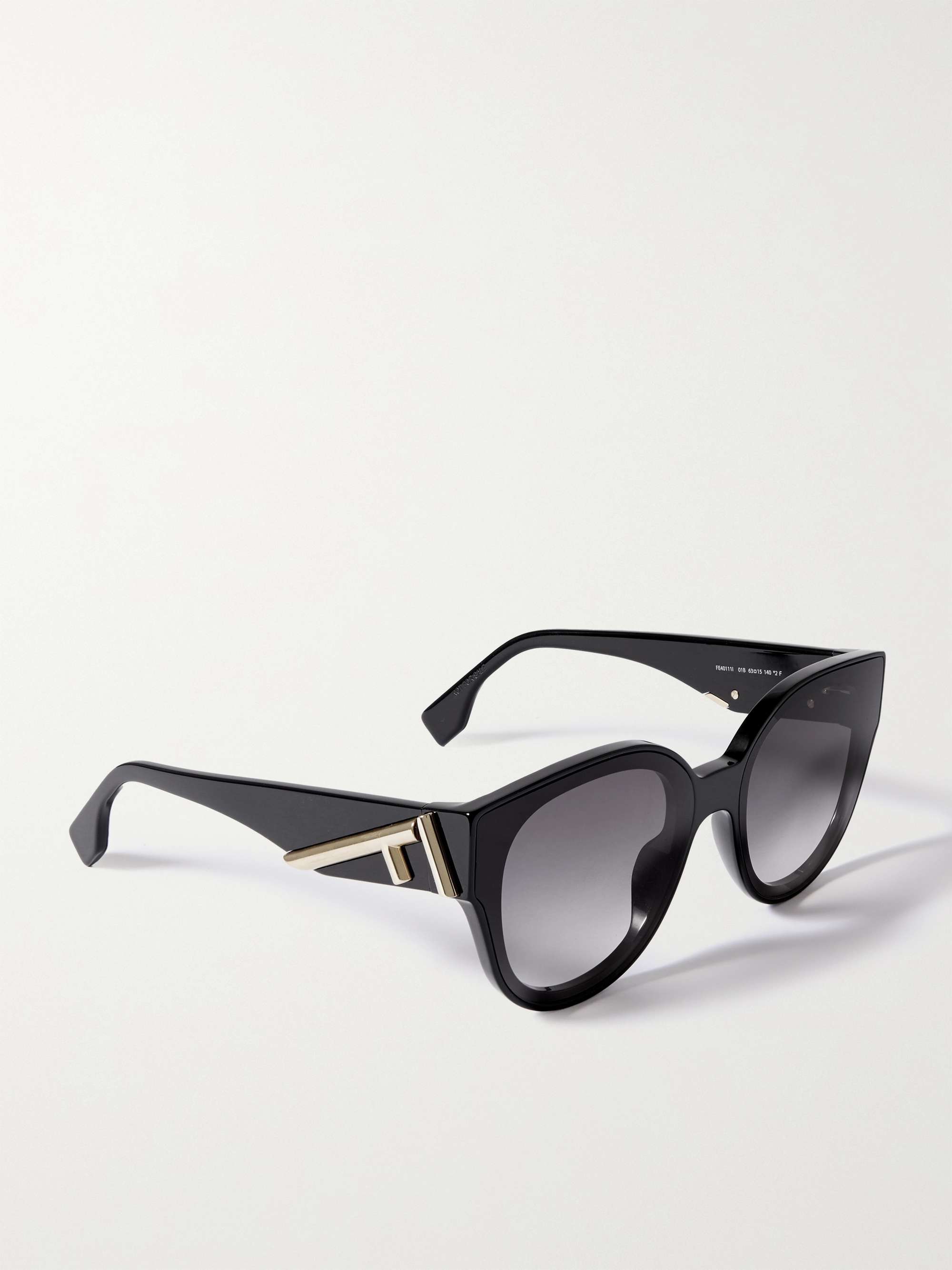 FENDI EYEWEAR First D-frame embellished acetate sunglasses | NET-A-PORTER