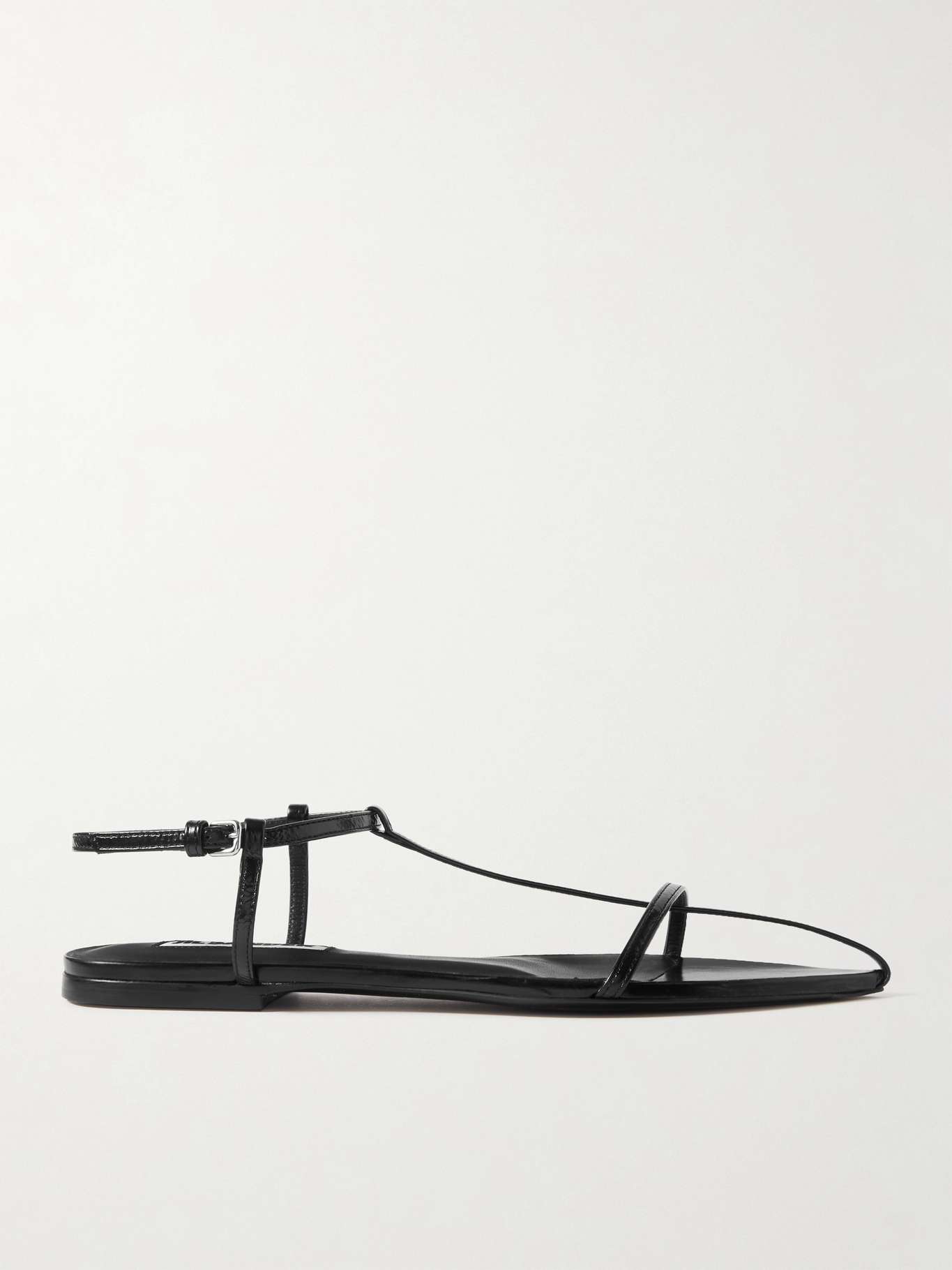 JIL SANDER Leather point-toe sandals | NET-A-PORTER