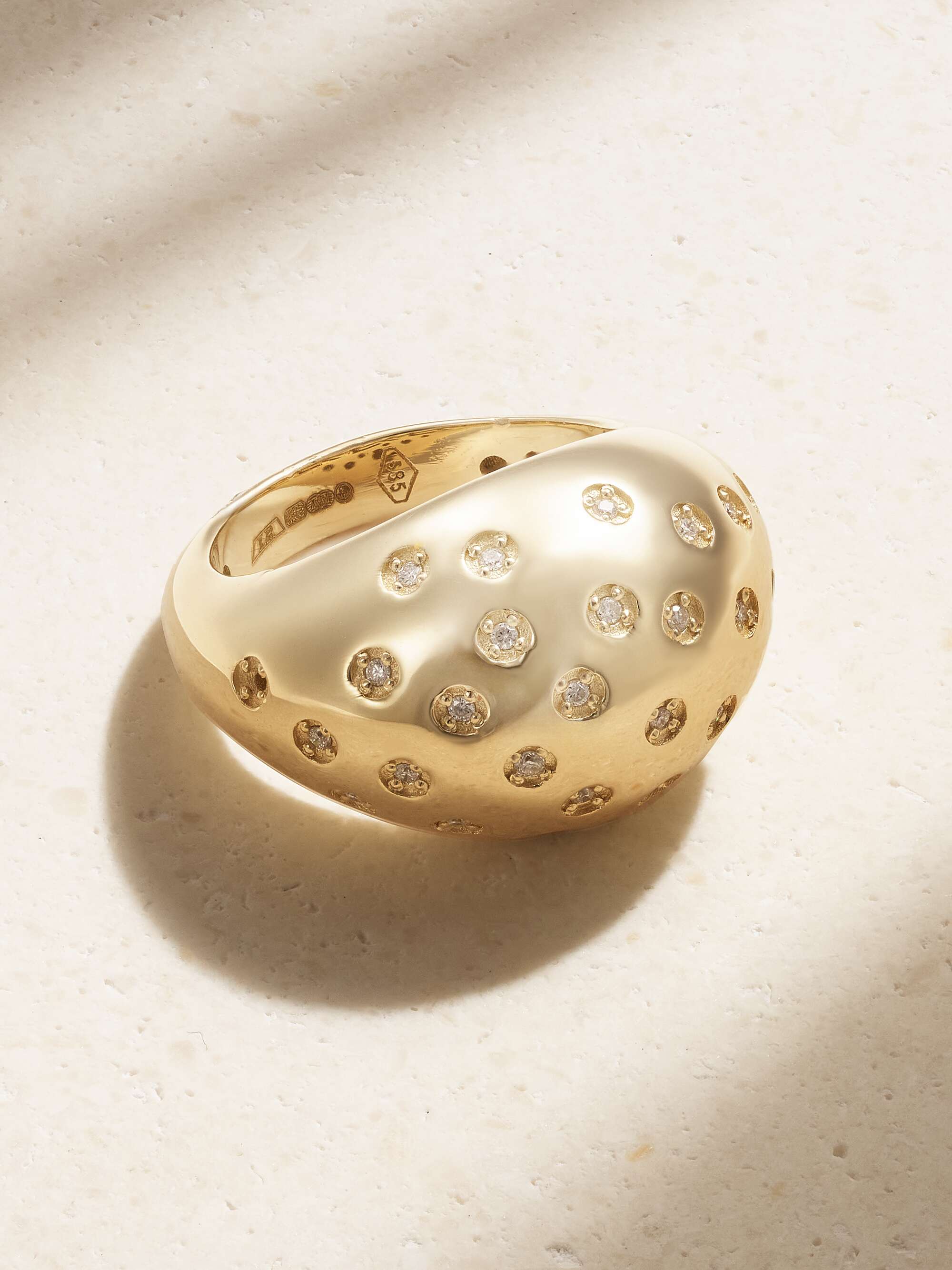 LAUREN RUBINSKI 14-karat gold diamond ring | NET-A-PORTER
