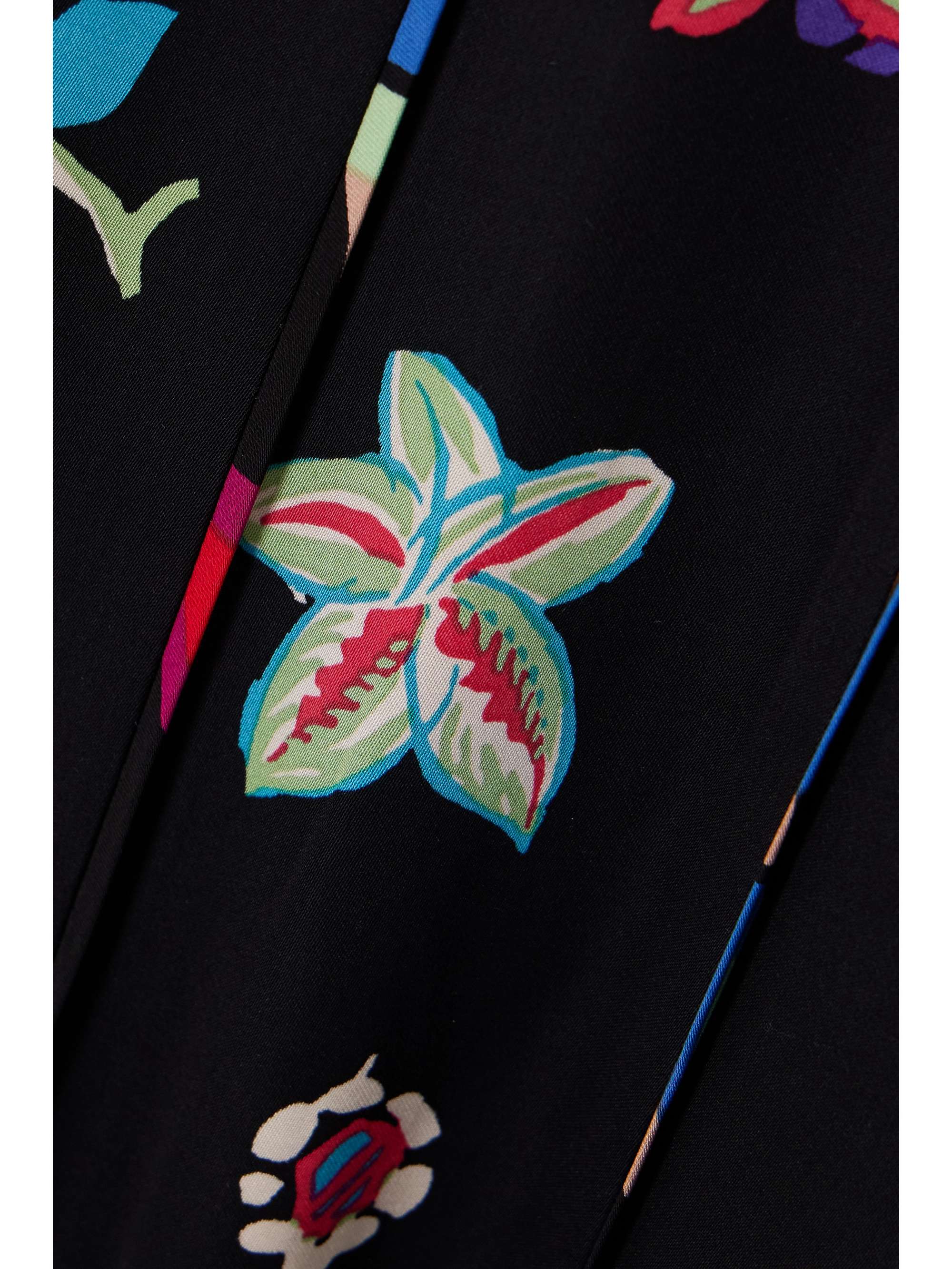 DIANE VON FURSTENBERG Elliot belted printed LENZING ECOVERO™-blend ...