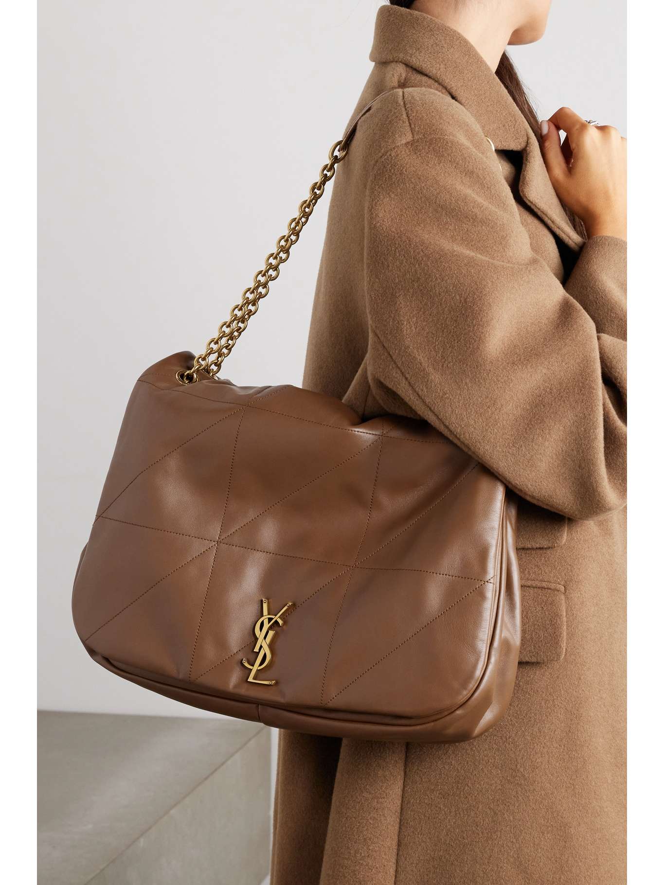 SAINT LAURENT Jamie quilted leather shoulder bag | NET-A-PORTER